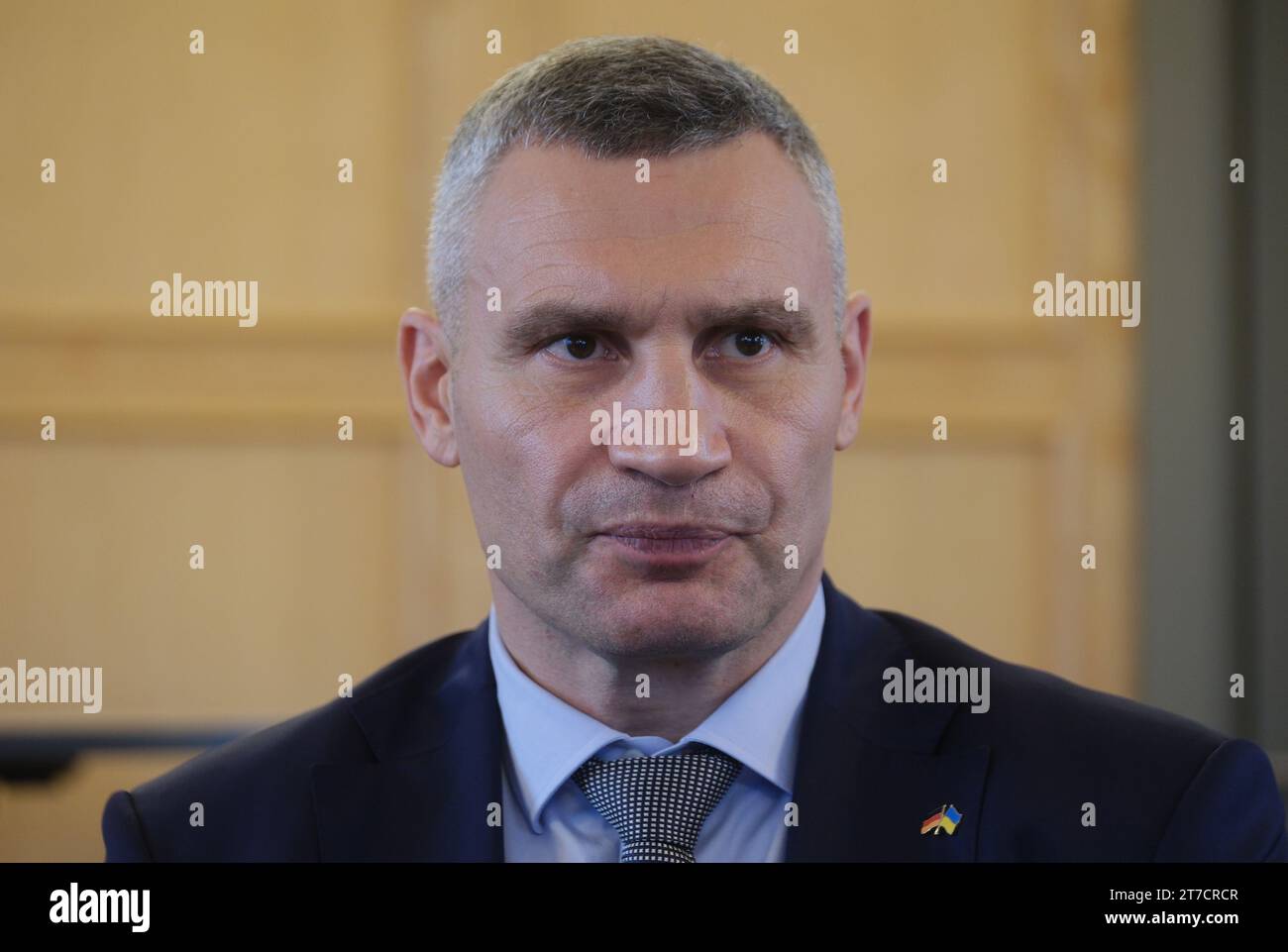 Leipzig, Germany. 14th Nov, 2023. Vitali Klitschko, Mayor of the ...