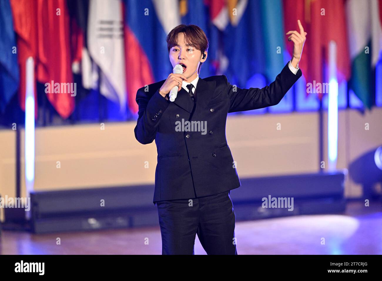 Paris, France. 14th Nov, 2023. South Korean singer Boo Seung-kwan aka ...