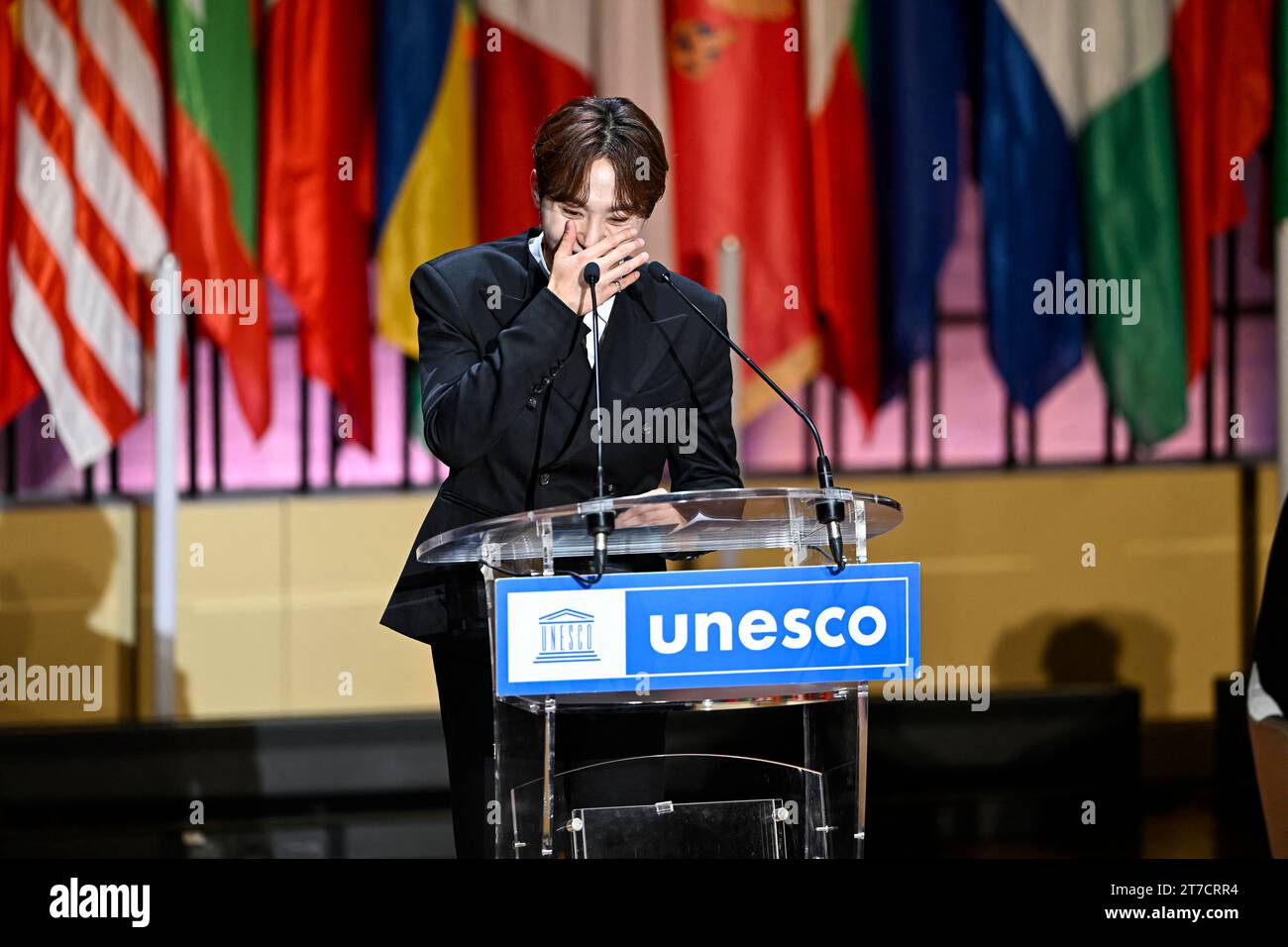Paris, France. 14th Nov, 2023. South Korean singer Boo Seung-kwan aka ...
