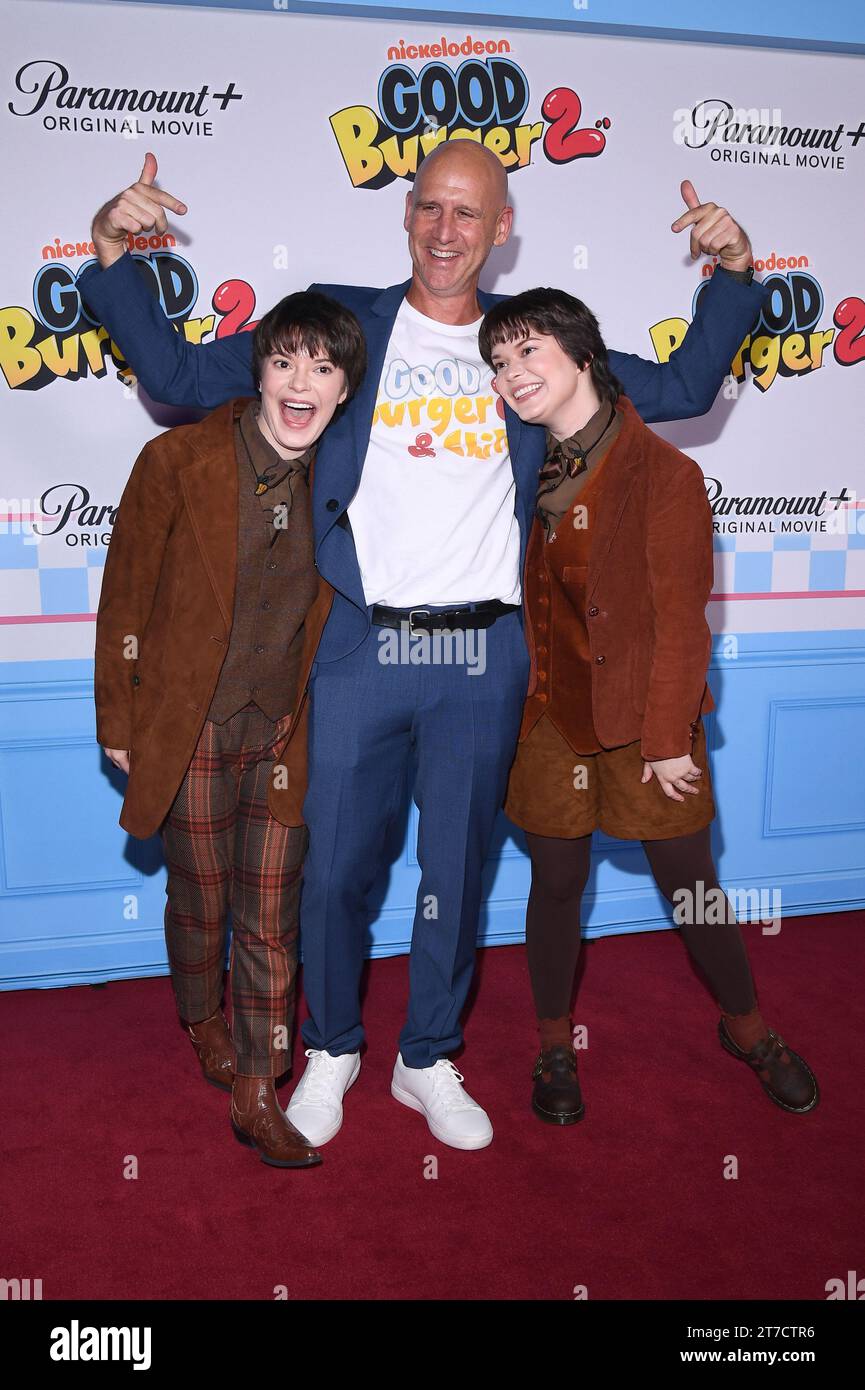 New York, USA. 14th Nov, 2023. (L-R) Emily Hinkler, Phil Traill and ...
