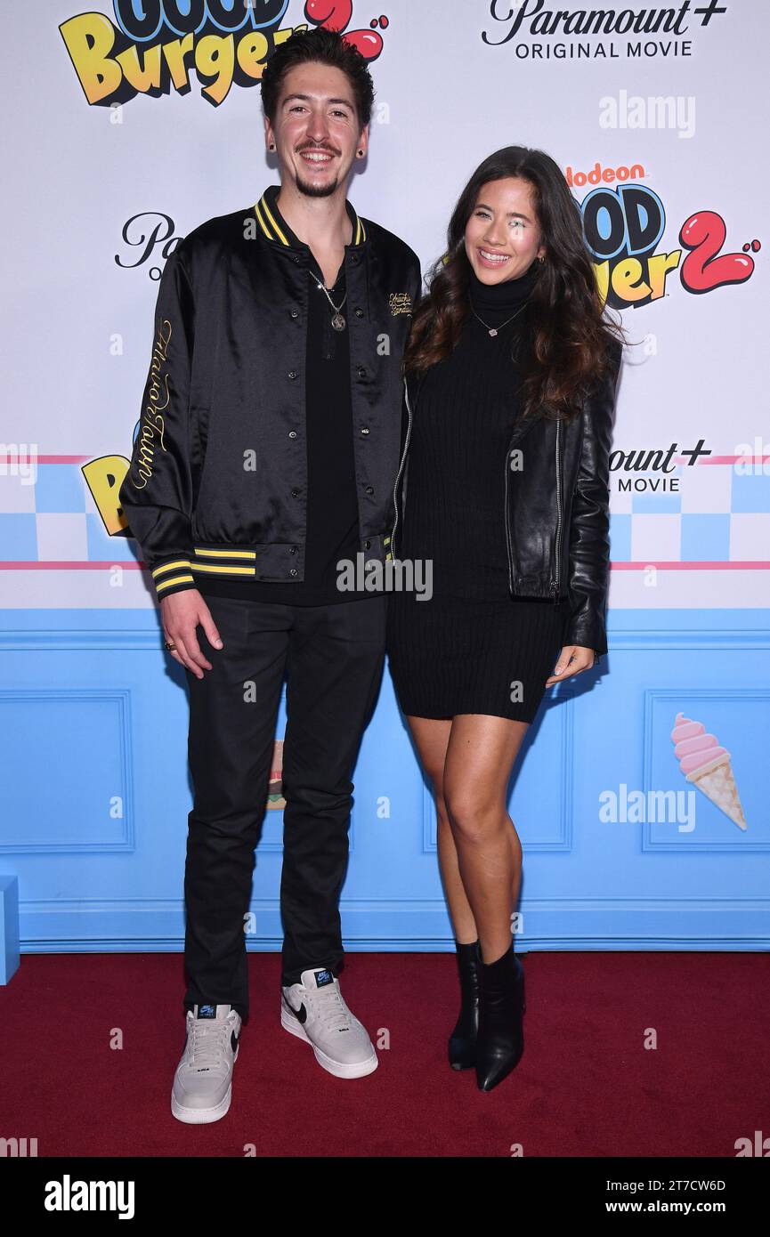 New York, USA. 14th Nov, 2023. (L-R) Hunter Fieri and Tara Bernstein ...
