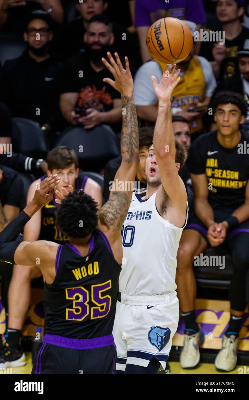 Los Angeles, California, USA. 14th Nov, 2023. Memphis Grizzlies' Luke ...