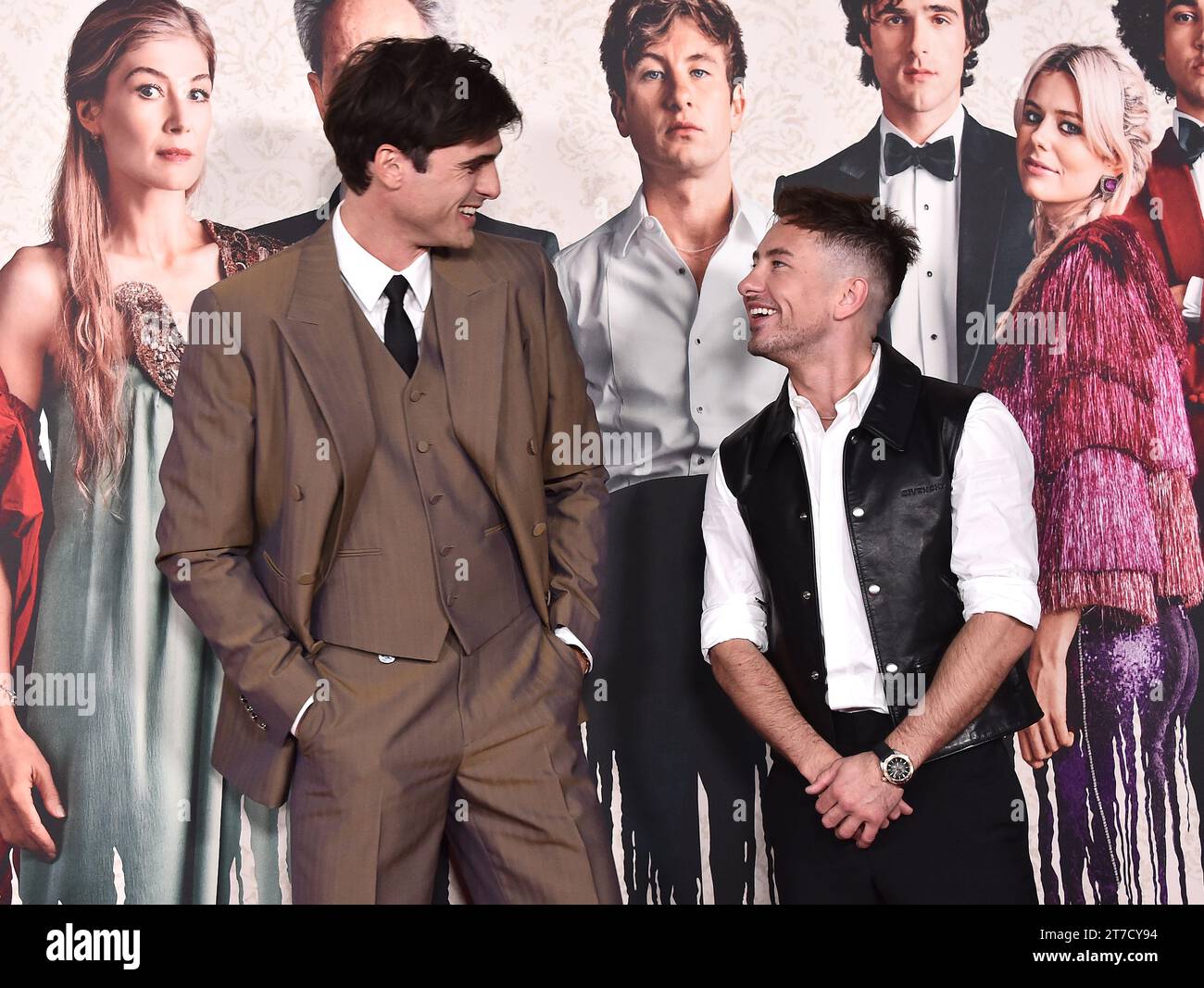 Los Angeles, USA. 14th Nov, 2023. Jacob Elordi and Barry Keoghan ...