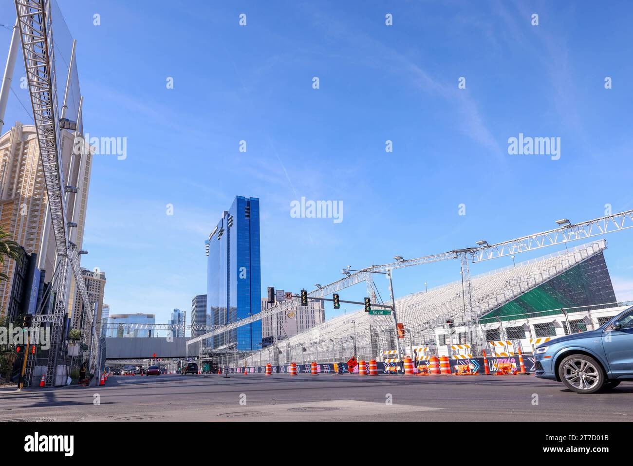 14th November 2023: Las Vegas, Nevada, USA. Preparations for the F1 ...