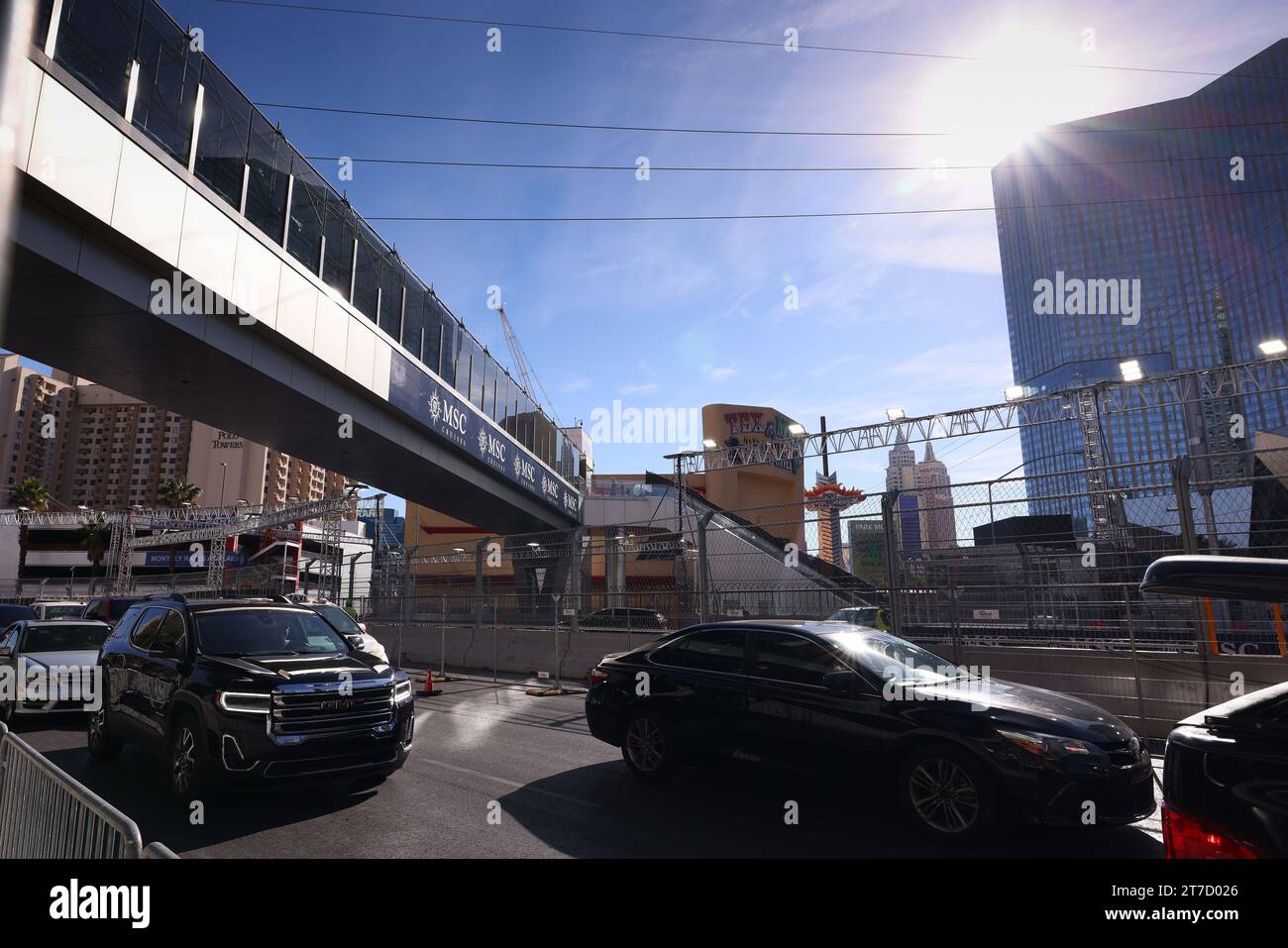 14th November 2023: Las Vegas, Nevada, USA. Preparations for the F1 ...