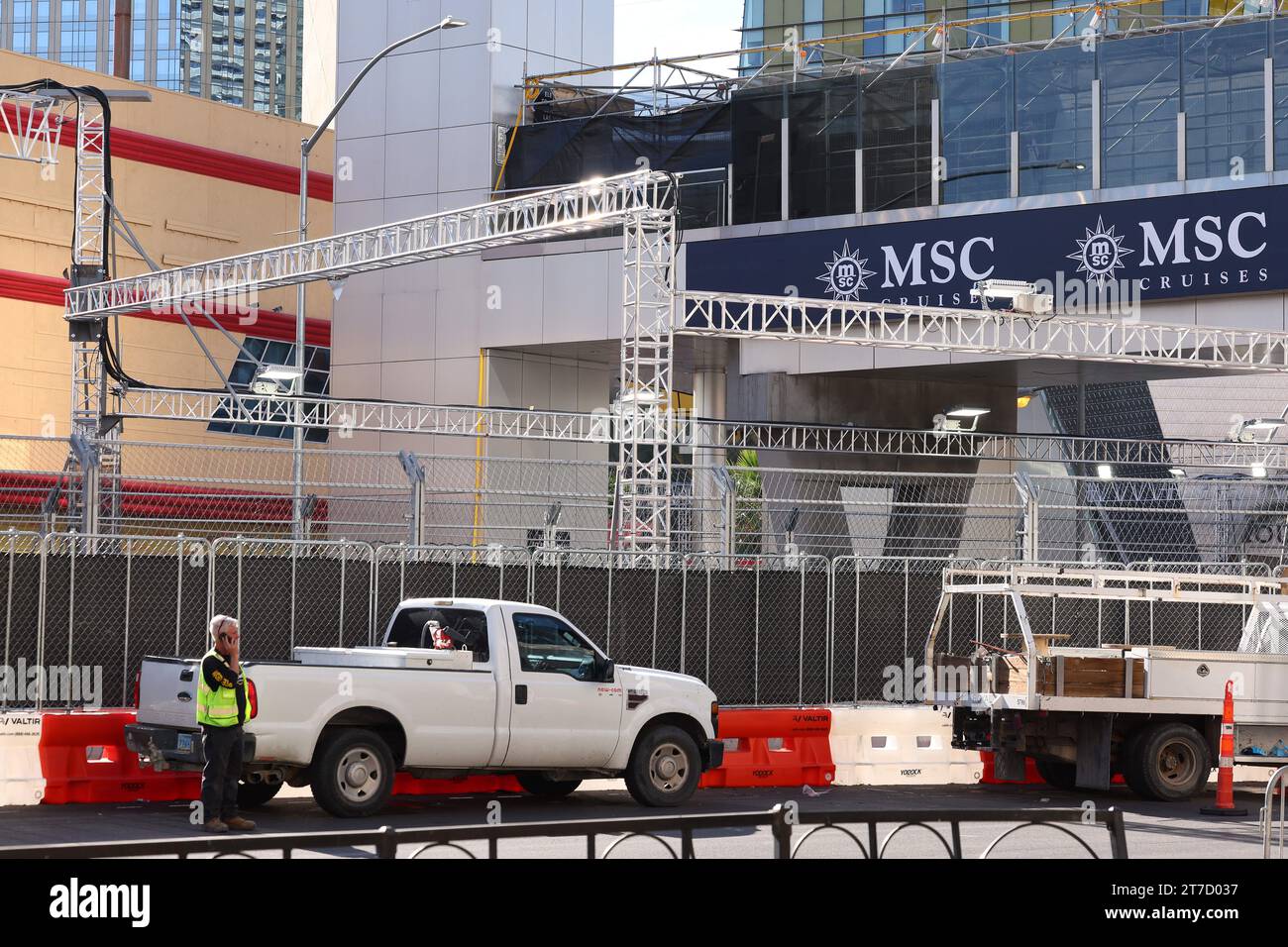 14th November 2023: Las Vegas, Nevada, USA. Preparations for the F1 ...