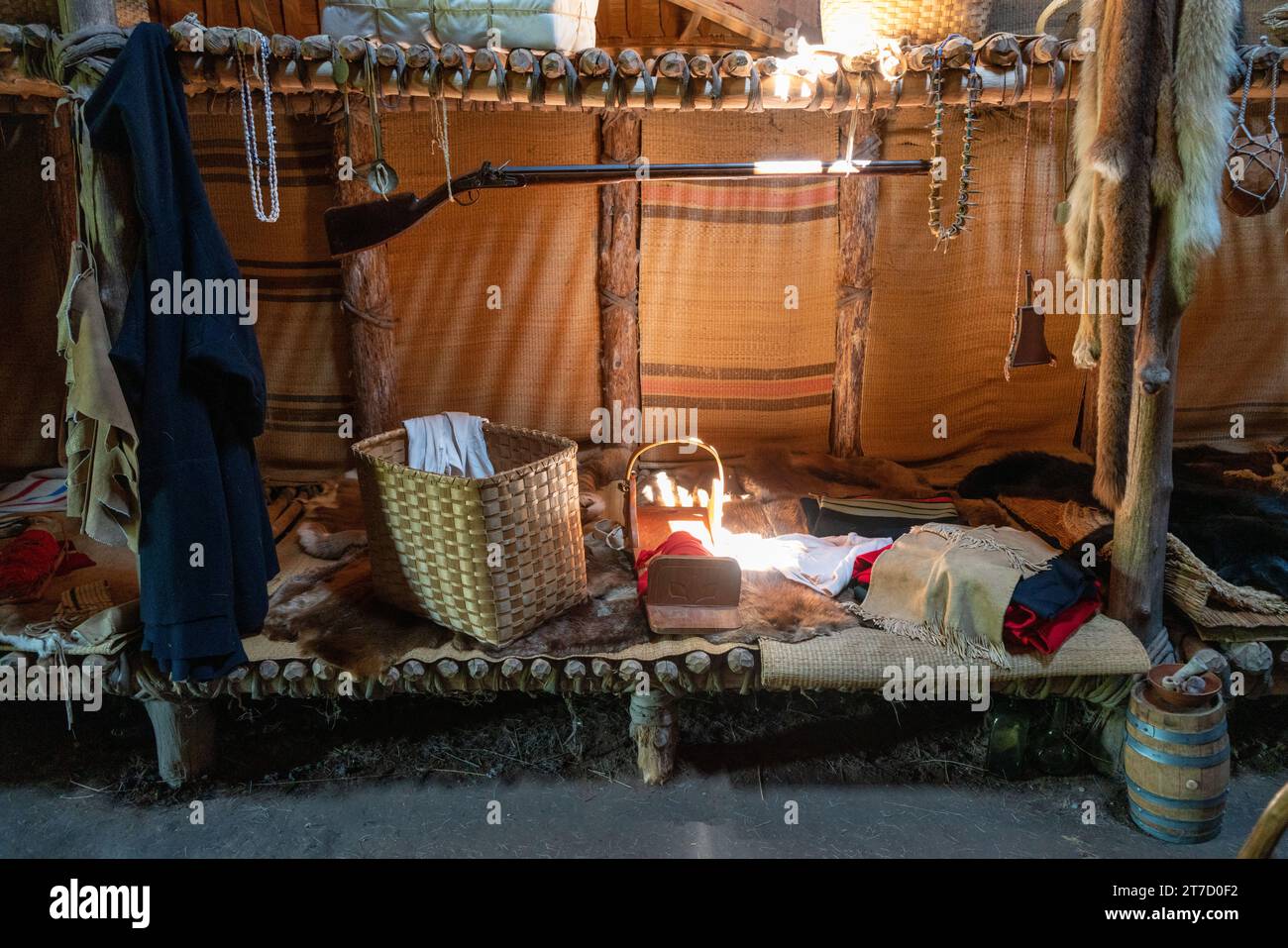 Ganondagan State Historic Site in New York State Stock Photo - Alamy