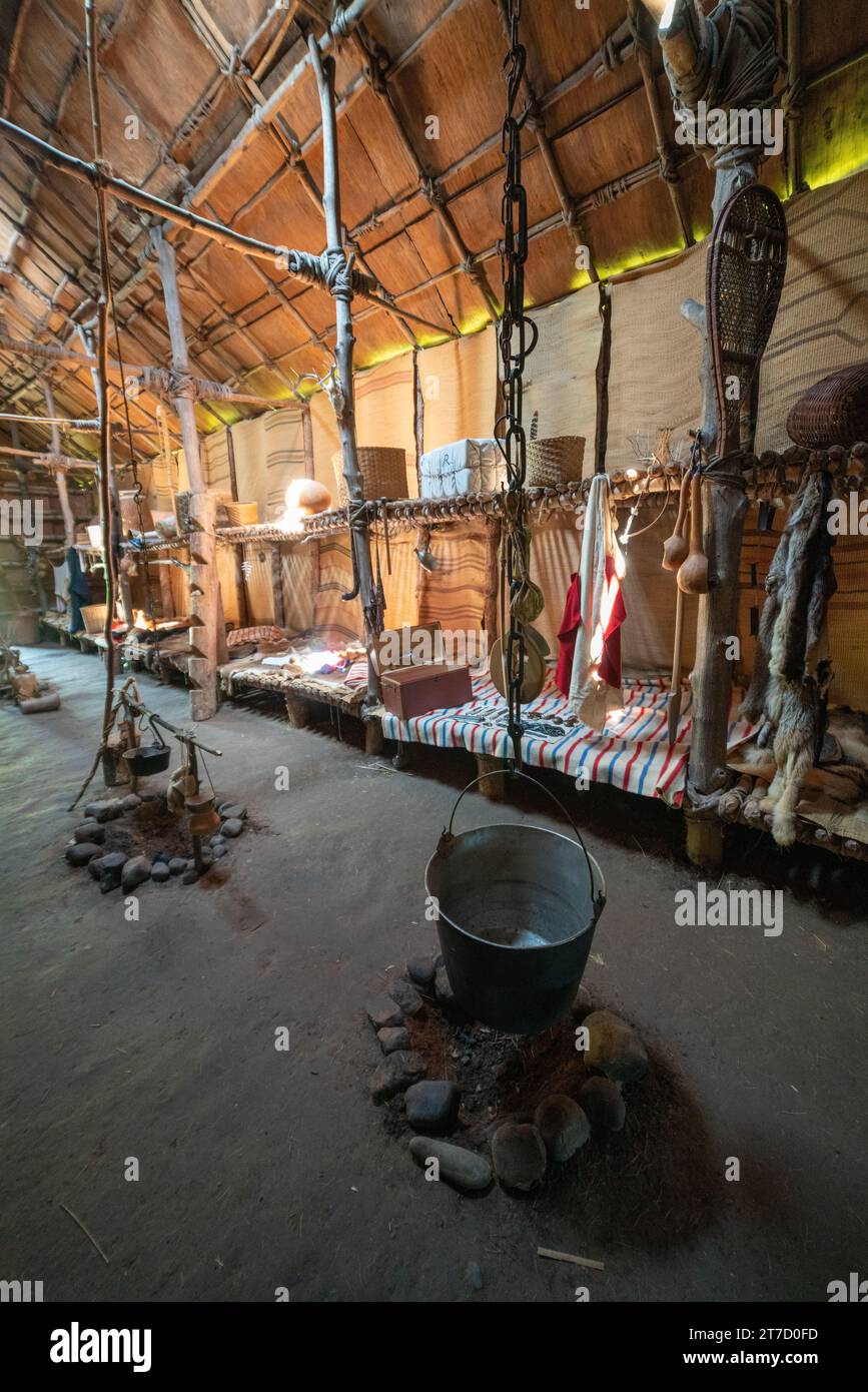 Ganondagan State Historic Site in New York State Stock Photo - Alamy