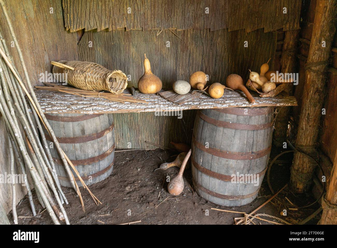 Ganondagan State Historic Site in New York State Stock Photo - Alamy
