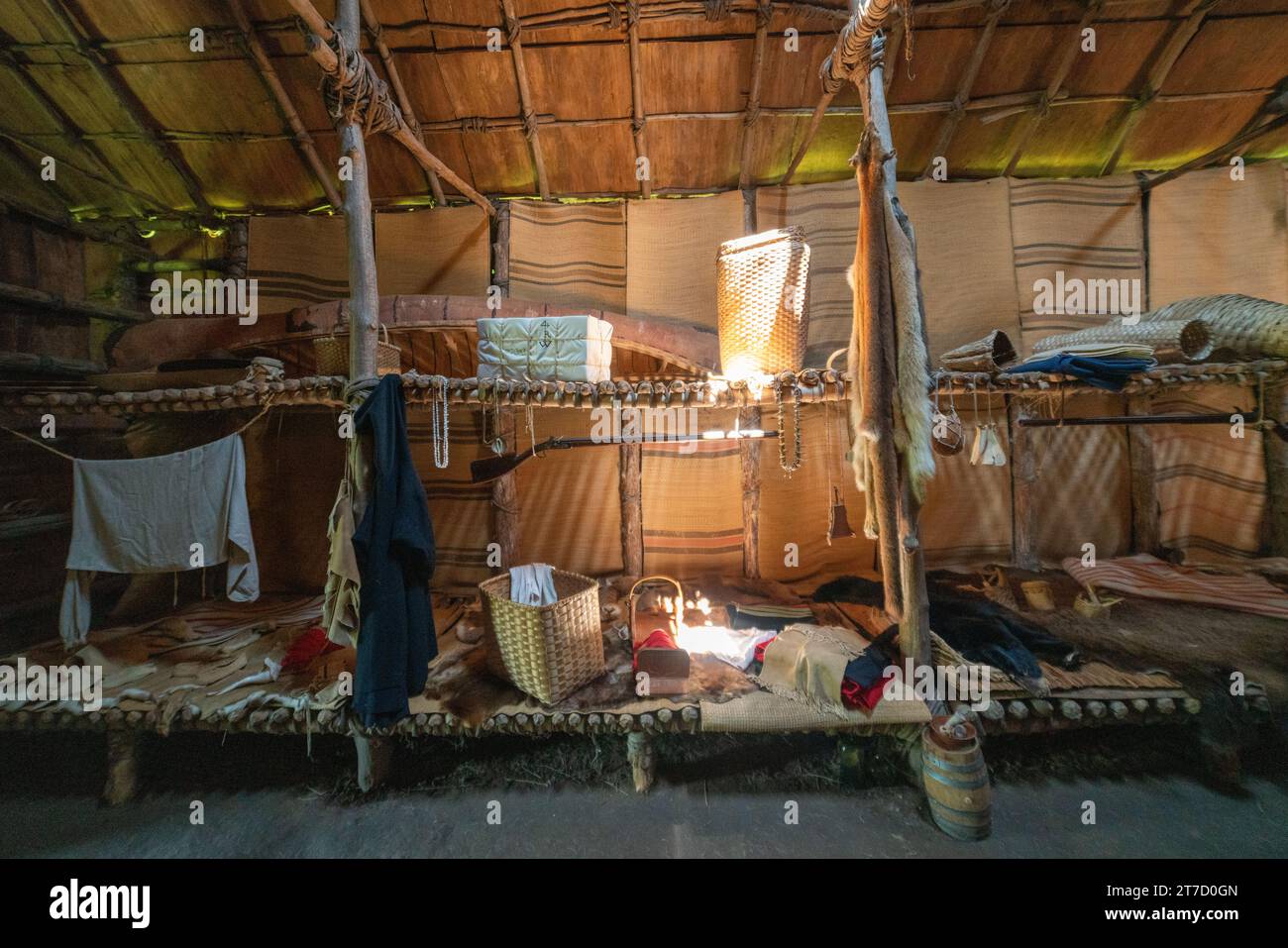 Ganondagan State Historic Site in New York State Stock Photo - Alamy