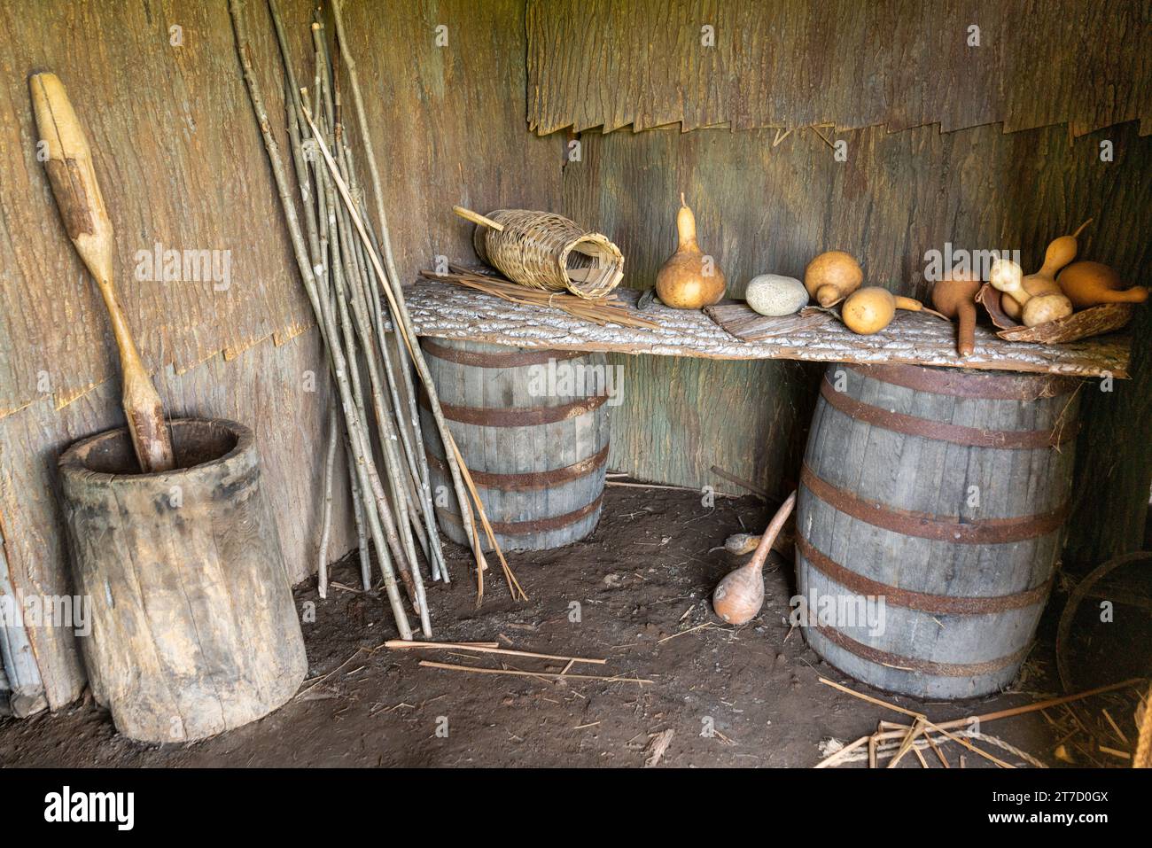 Ganondagan State Historic Site in New York State Stock Photo - Alamy