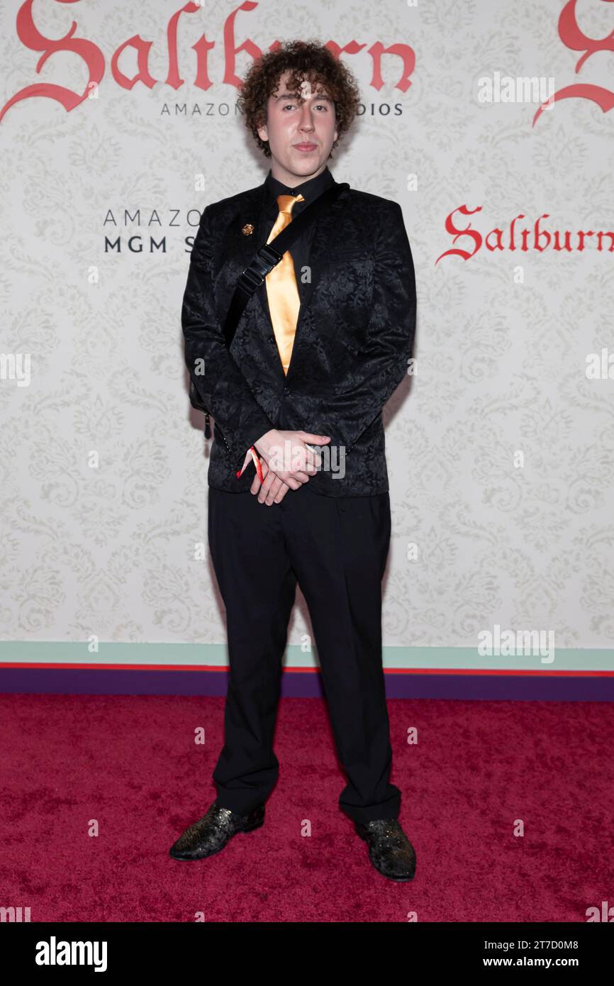 Los Angeles, USA. 14th Nov, 2023. Spencer Hunt attends the arrivals of ...