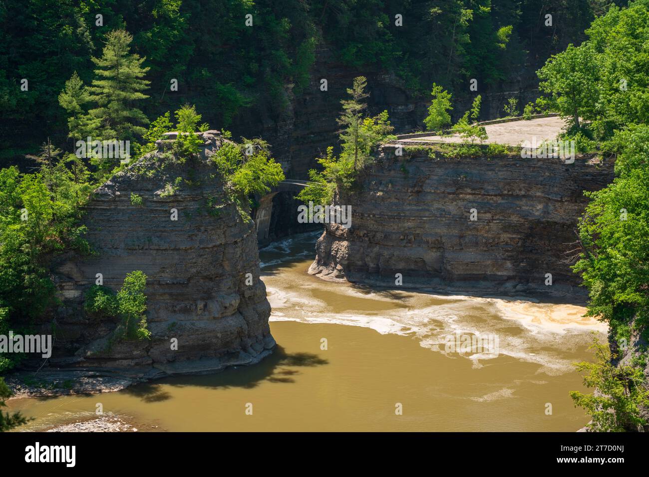 The Castile Entrance at Letchworth State Park Stock Photo - Alamy