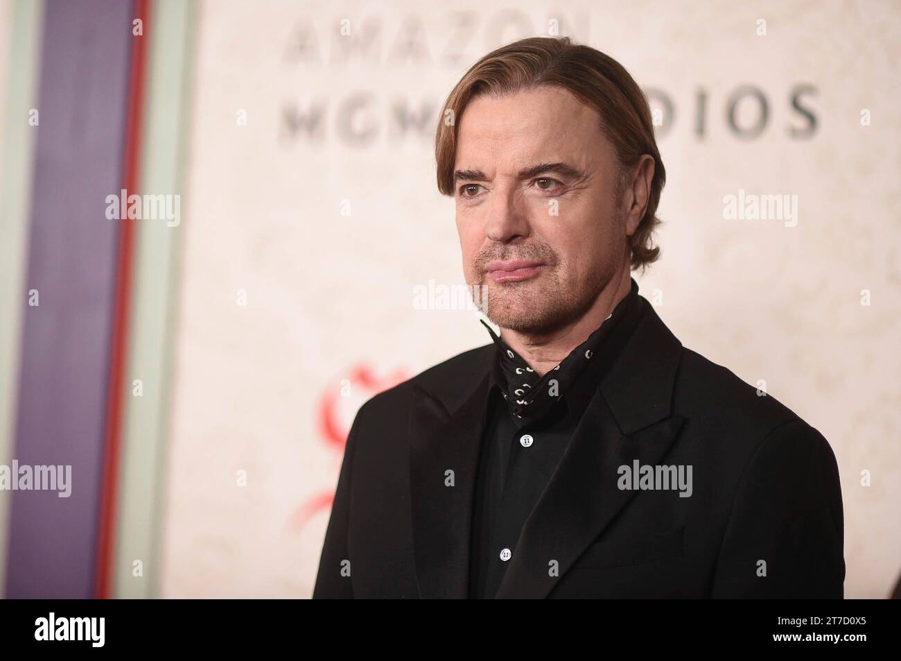 Paul Rhys arrives at the premiere of "Saltburn" on Tuesday, Nov. 14 ...