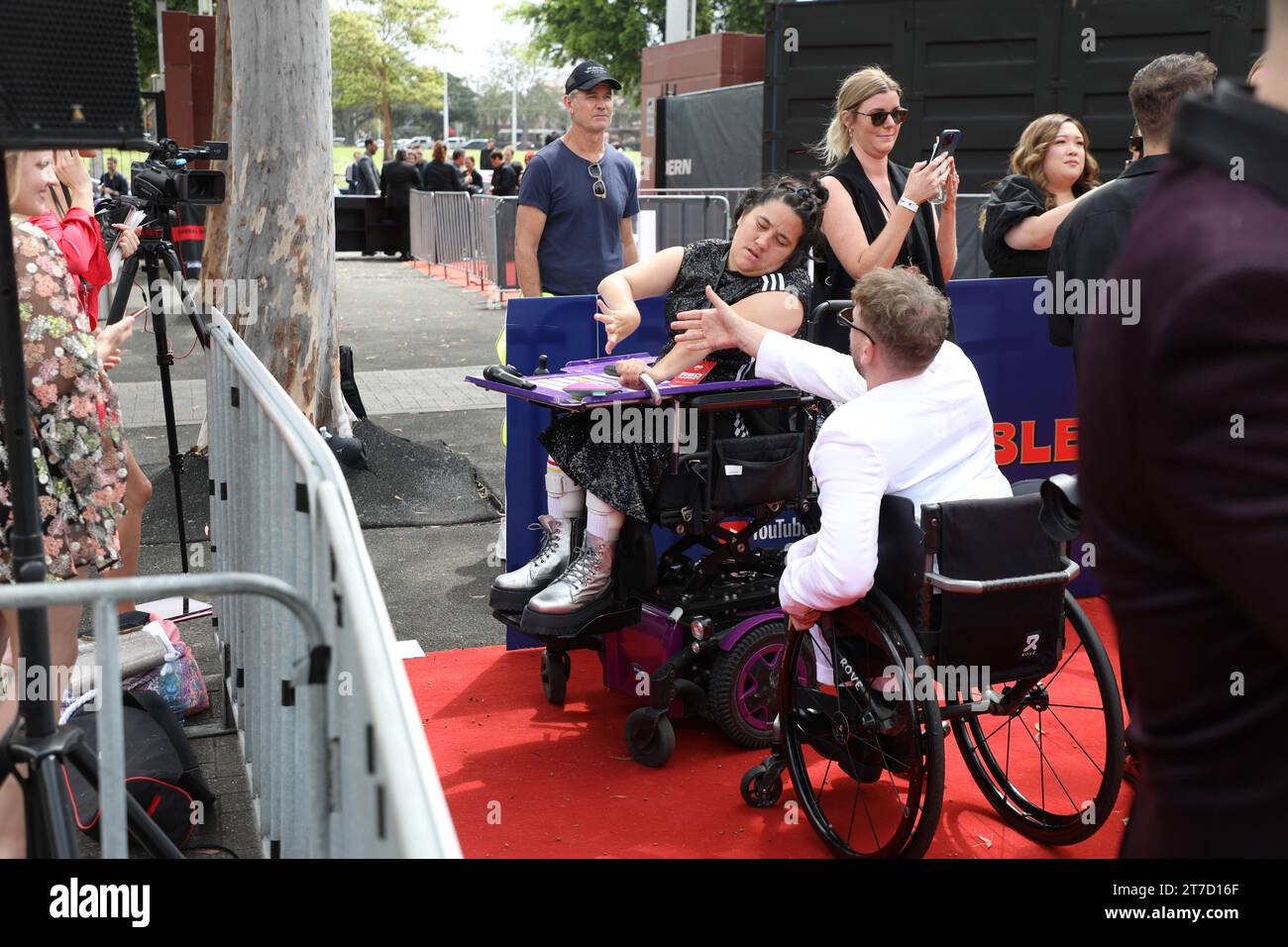 Sydney, Australia. 15th November 2023. Marlena Kate and Dylan Alcott ...