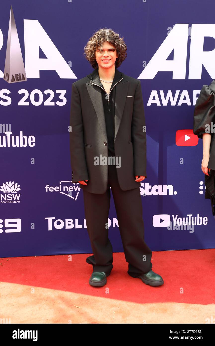 Sydney, Australia. 15th November 2023. Budjerah attends the 2023 ARIA ...