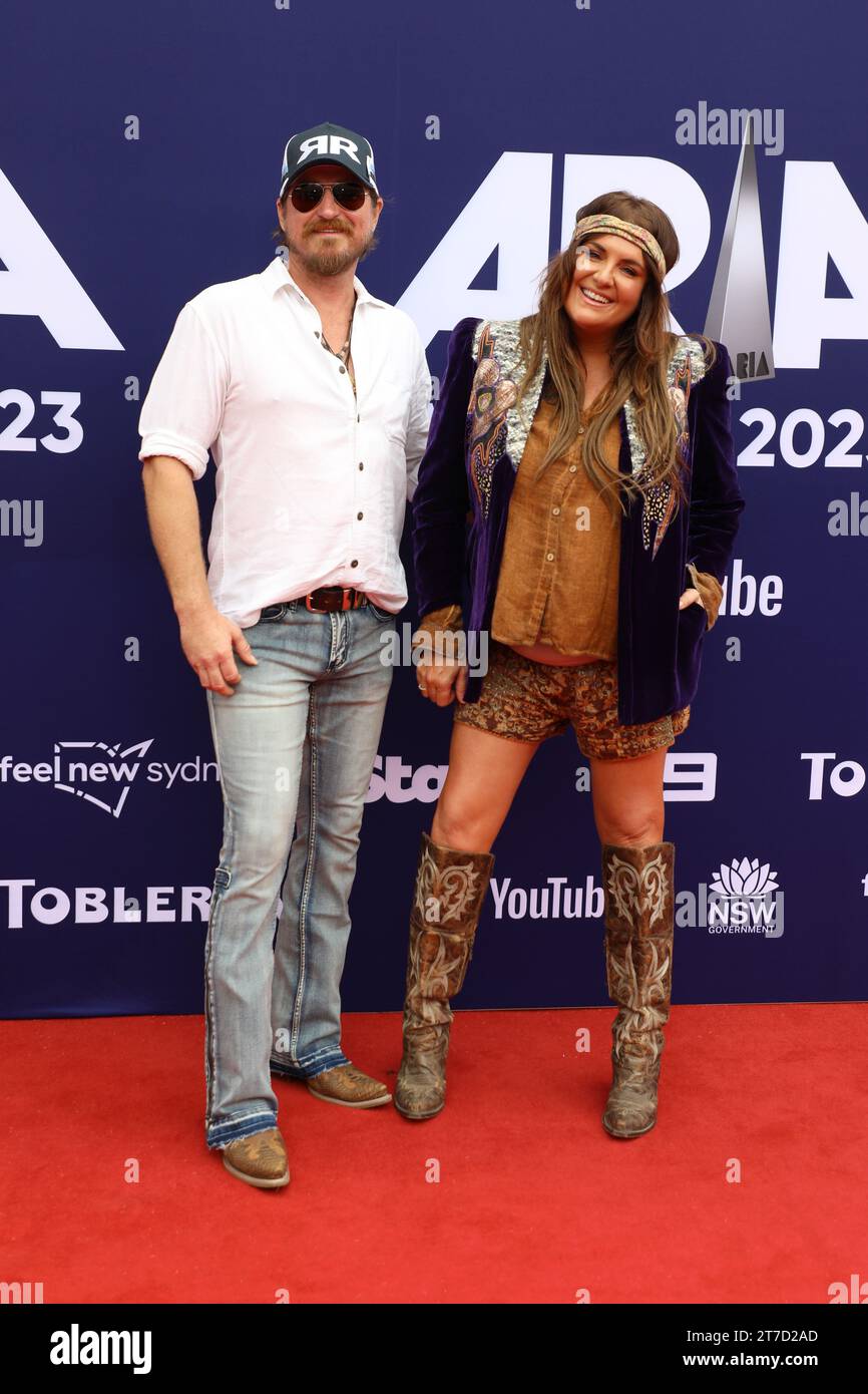 Sydney, Australia. 15th November 2023. Adam Eckersley and Brooke ...