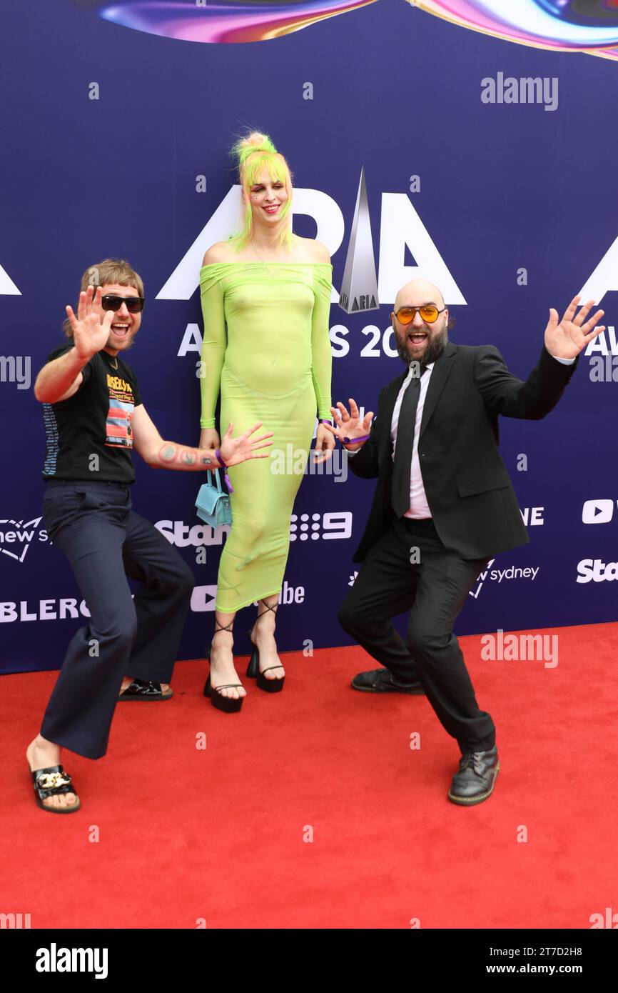 Sydney, Australia. 15th November 2023. Private Function band members, L ...