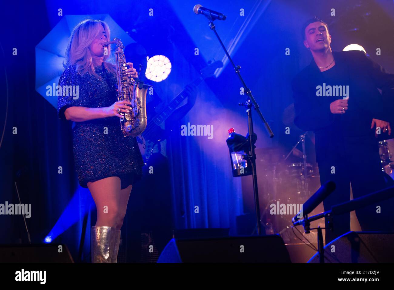 Candy Dulfer auf der „We Never Stop“-Tour bei den 23. Dresdener Jazztagen im Ostra-Dome. Dresden ...