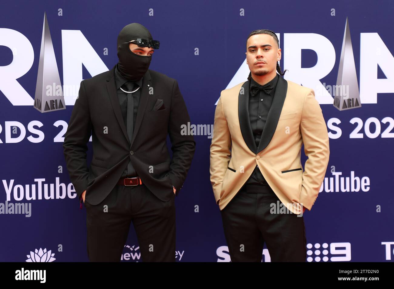 Sydney, Australia. 15th November 2023. Day Uno and Kahukx attend the ...