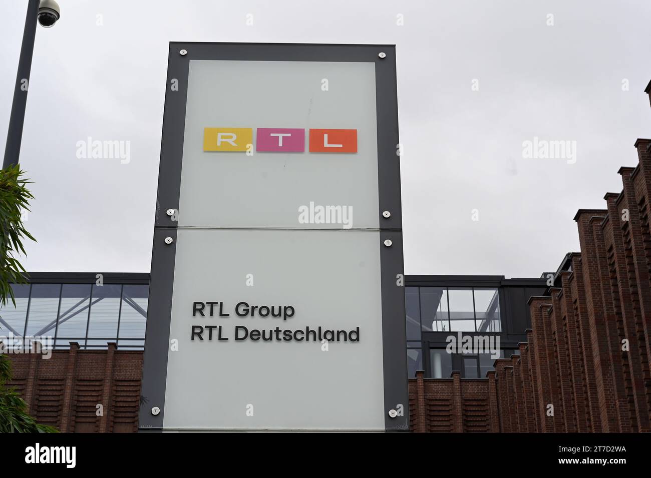Cologne, Germany. 14th Nov, 2023. Lettering Logo of RTL Television, RTL ...