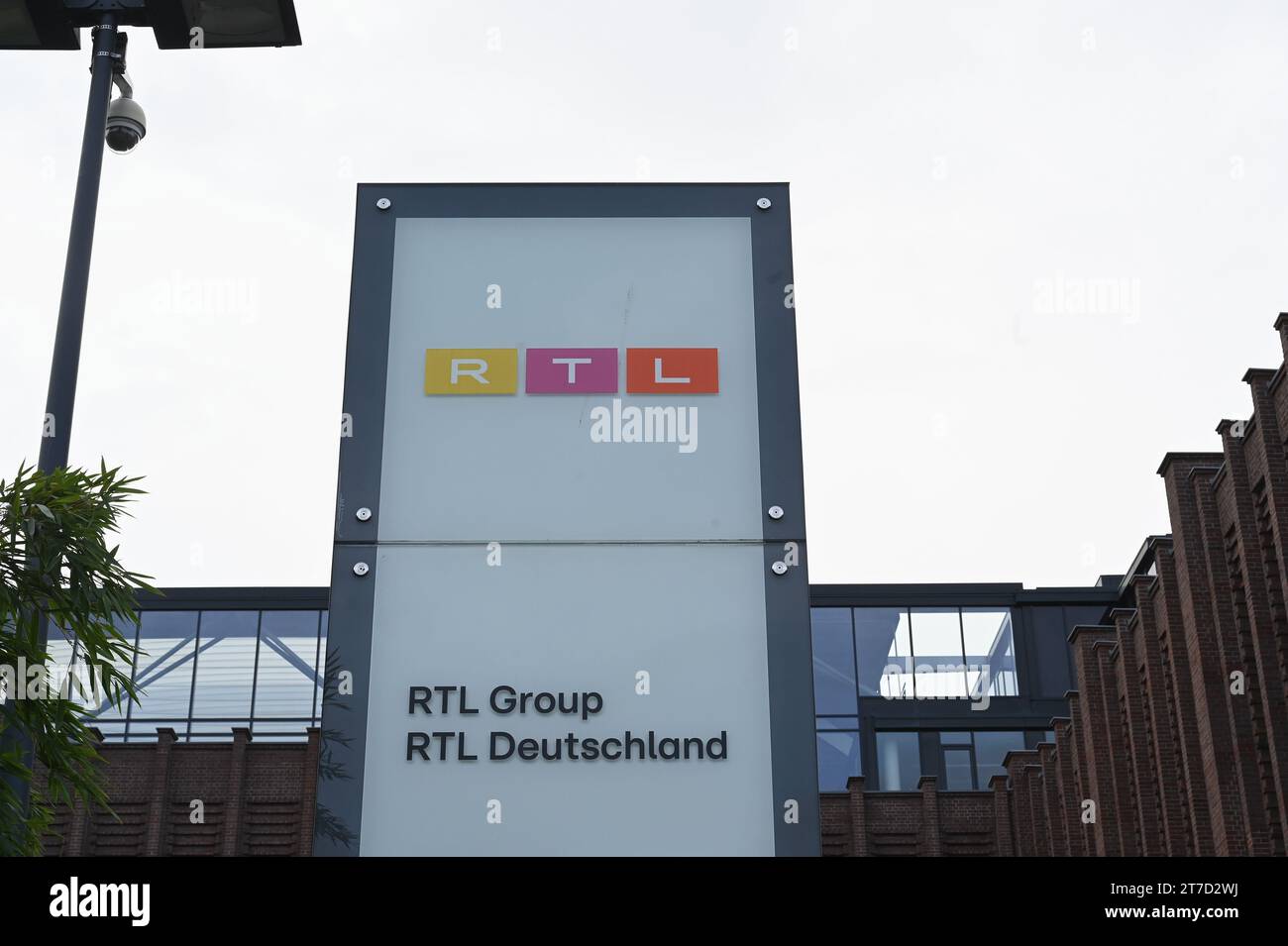 Cologne, Germany. 14th Nov, 2023. Lettering Logo of RTL Television, RTL ...