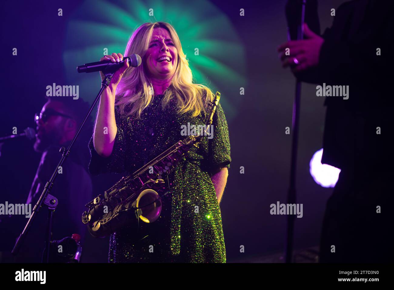 Candy Dulfer auf der „We Never Stop“-Tour bei den 23. Dresdener Jazztagen im Ostra-Dome. Dresden ...