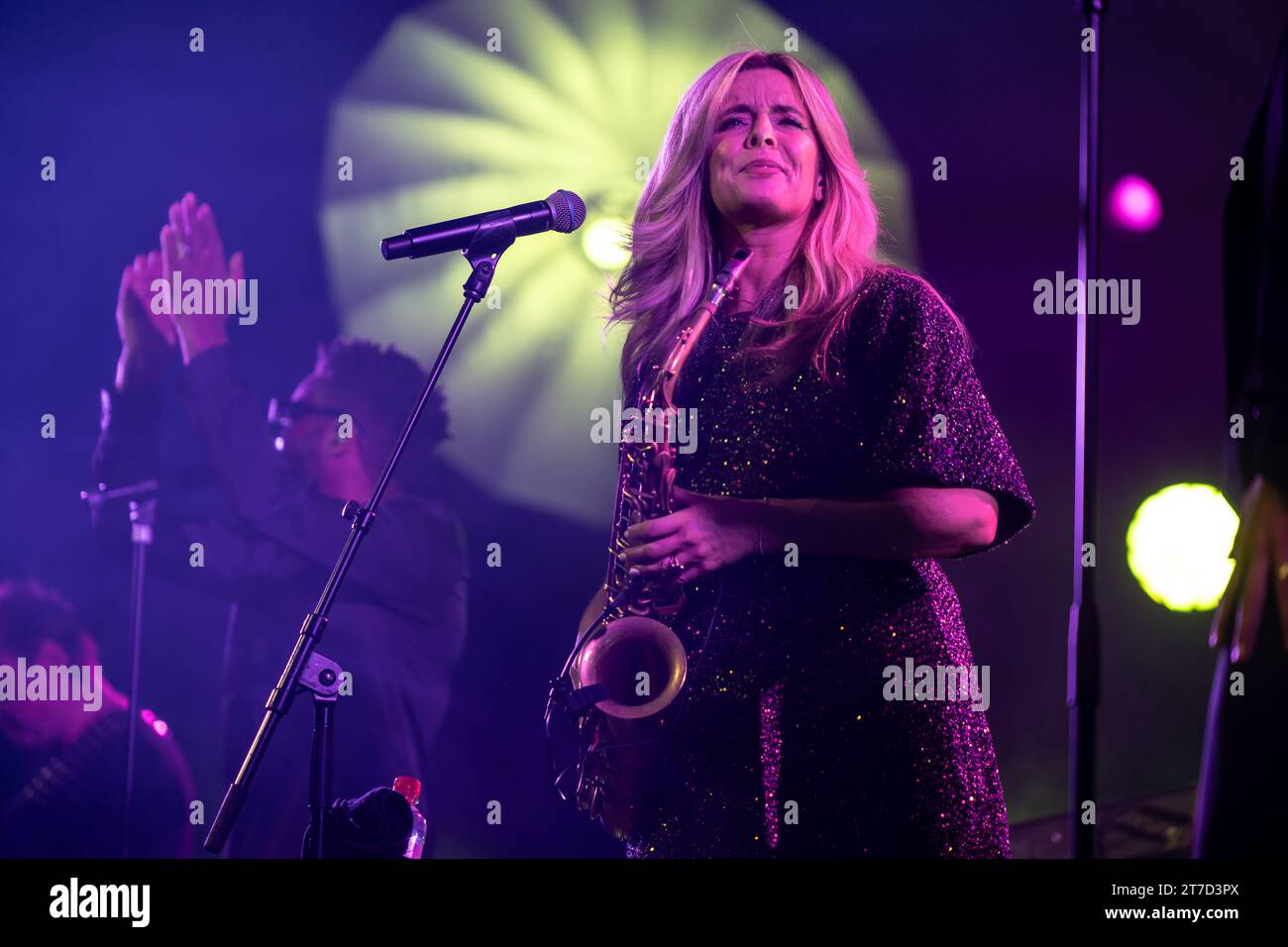 Candy Dulfer auf der „We Never Stop“-Tour bei den 23. Dresdener Jazztagen im Ostra-Dome. Dresden ...
