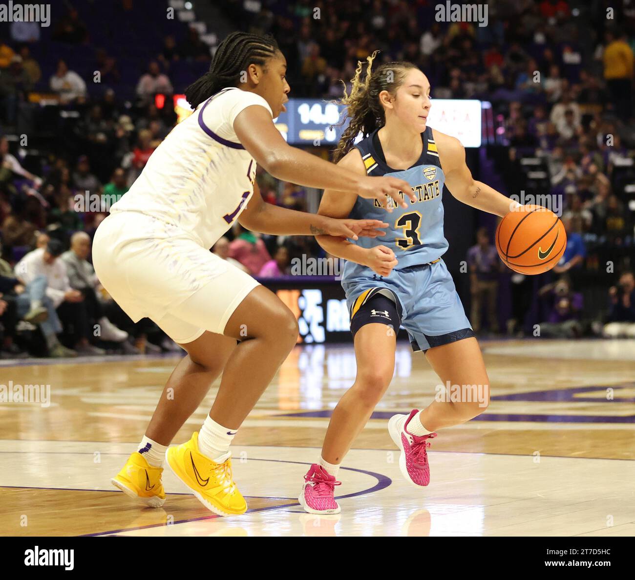 Baton Rouge, USA. 14th Nov, 2023. LSU Lady Tigers guard Mikaylah ...