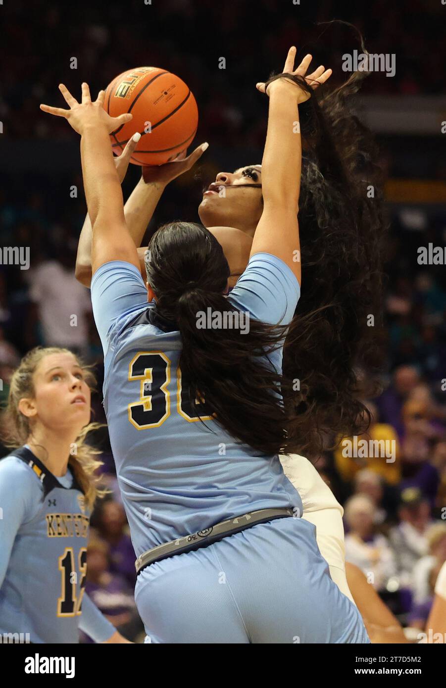 Baton Rouge, USA. 14th Nov, 2023. LSU Lady Tigers forward Angel Reese ...
