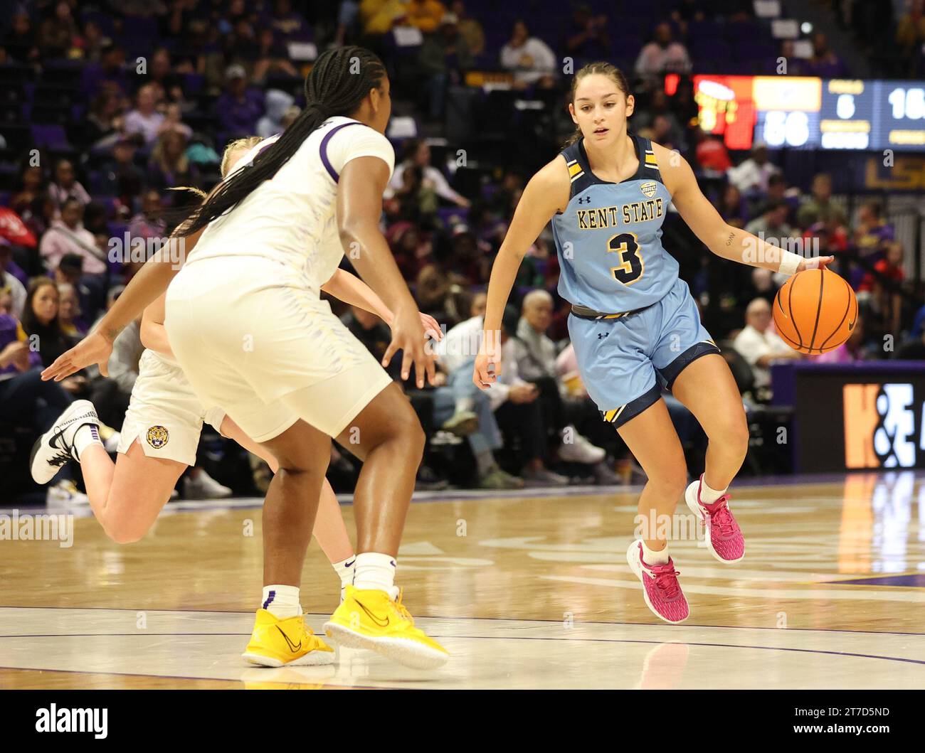 Baton Rouge, USA. 14th Nov, 2023. Kent State Golden Flashes guard ...
