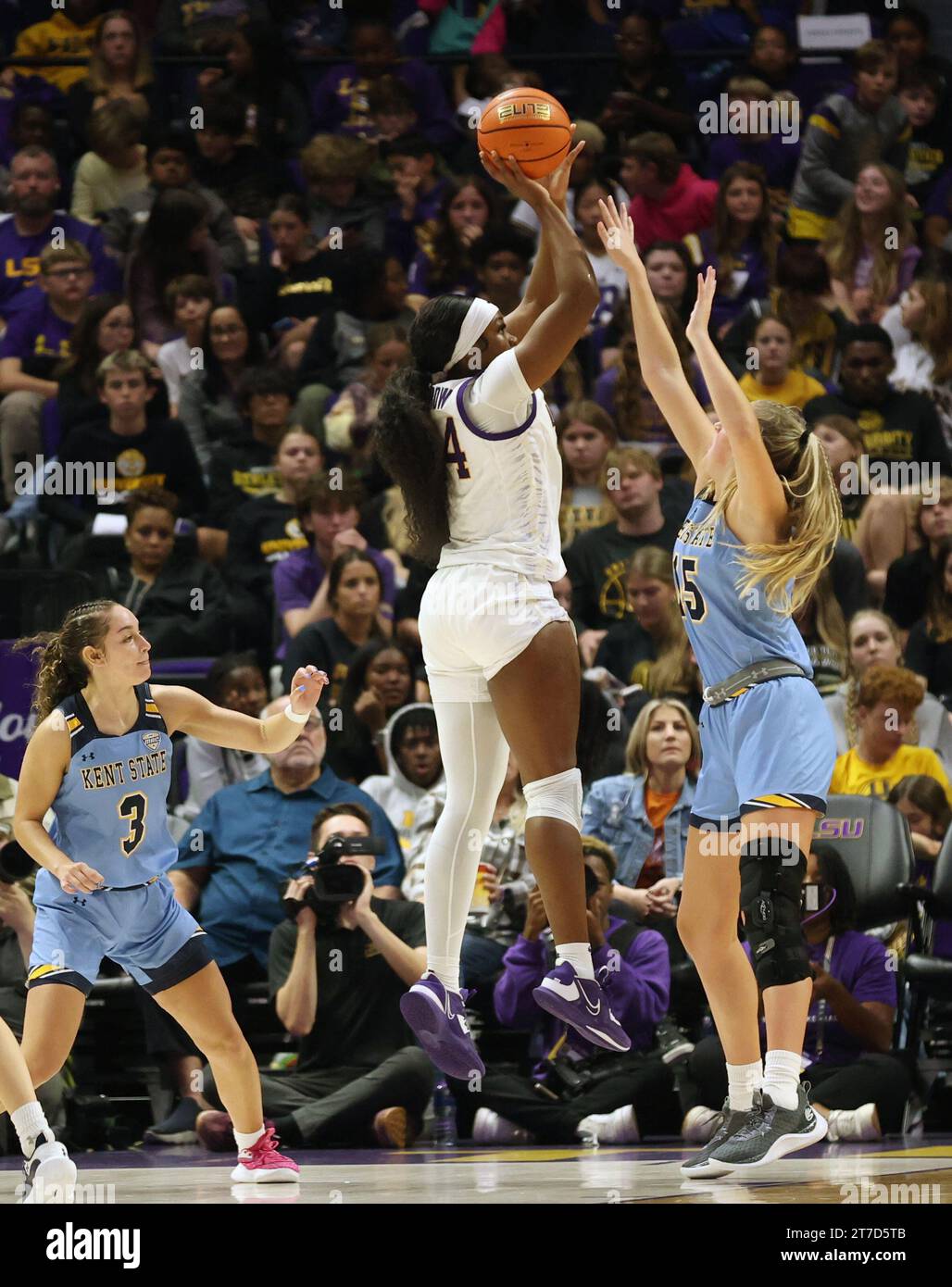 Baton Rouge, USA. 14th Nov, 2023. LSU Lady Tigers guard Aneesah Morrow ...
