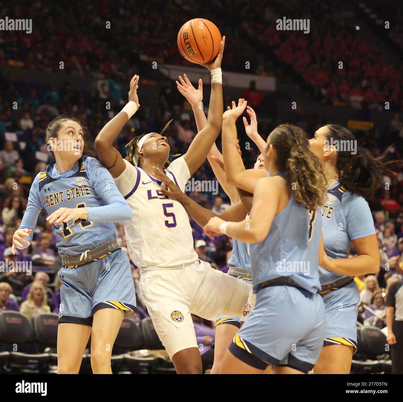 Baton Rouge, USA. 14th Nov, 2023. LSU Lady Tigers forward Sa'Myah Smith ...
