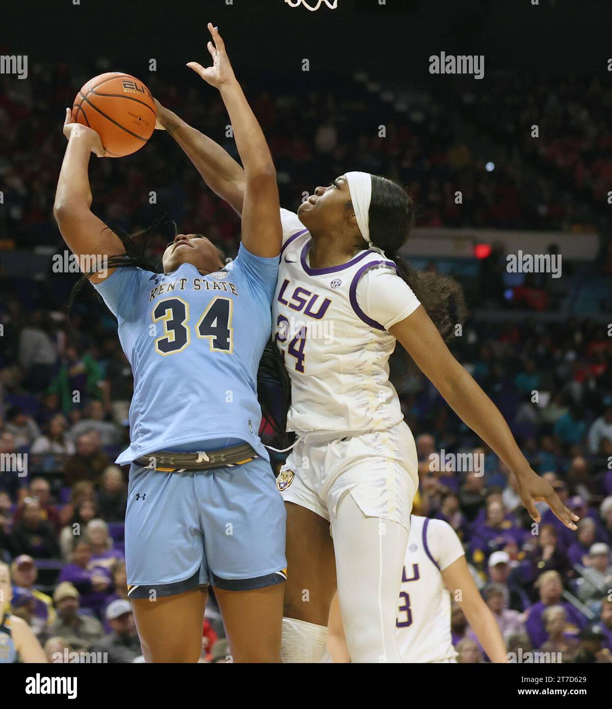 Baton Rouge, USA. 14th Nov, 2023. LSU Lady Tigers guard Aneesah Morrow ...