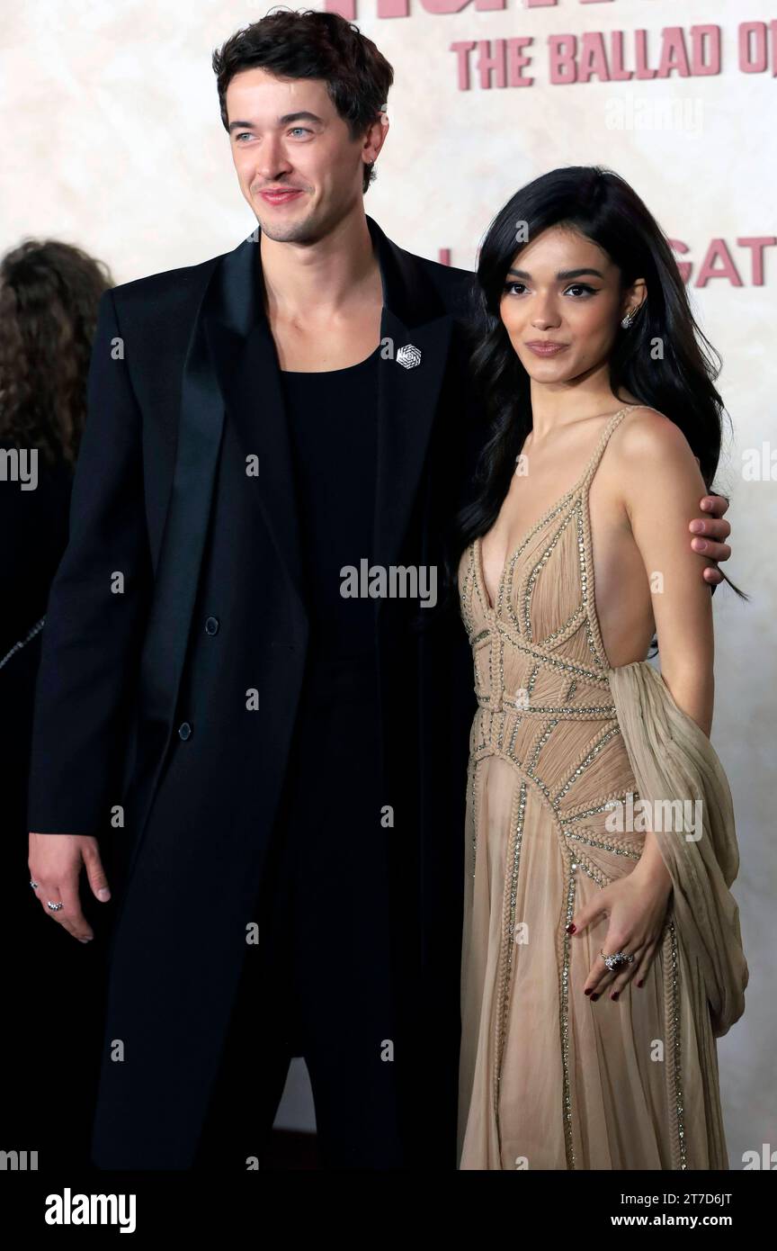 Tom Blyth und Rachel Zegler bei der Premiere des Kinofilms The Hunger ...