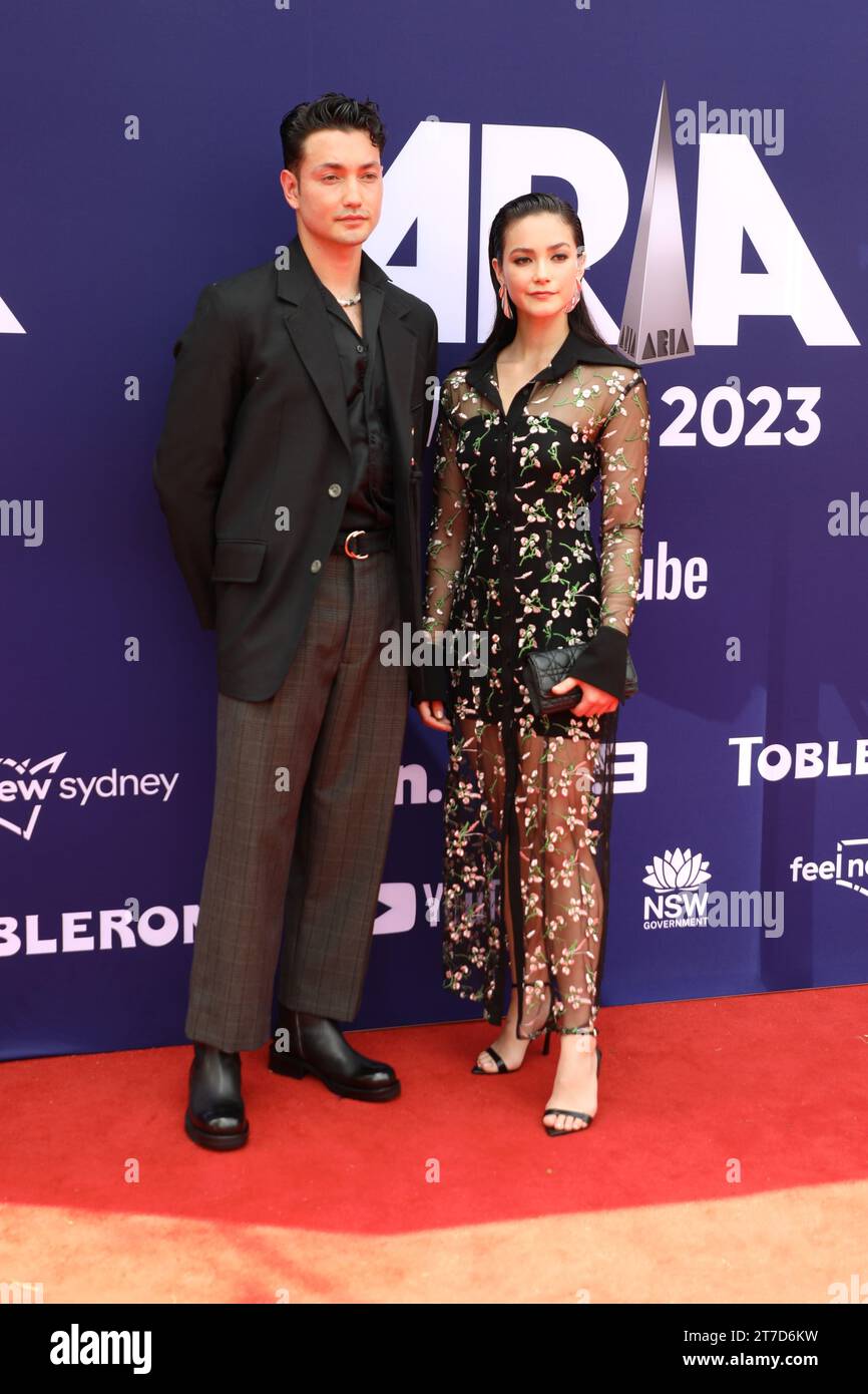 Sydney, Australia. 15th November 2023. Josh Dowdle and Amy Dowdle of ...