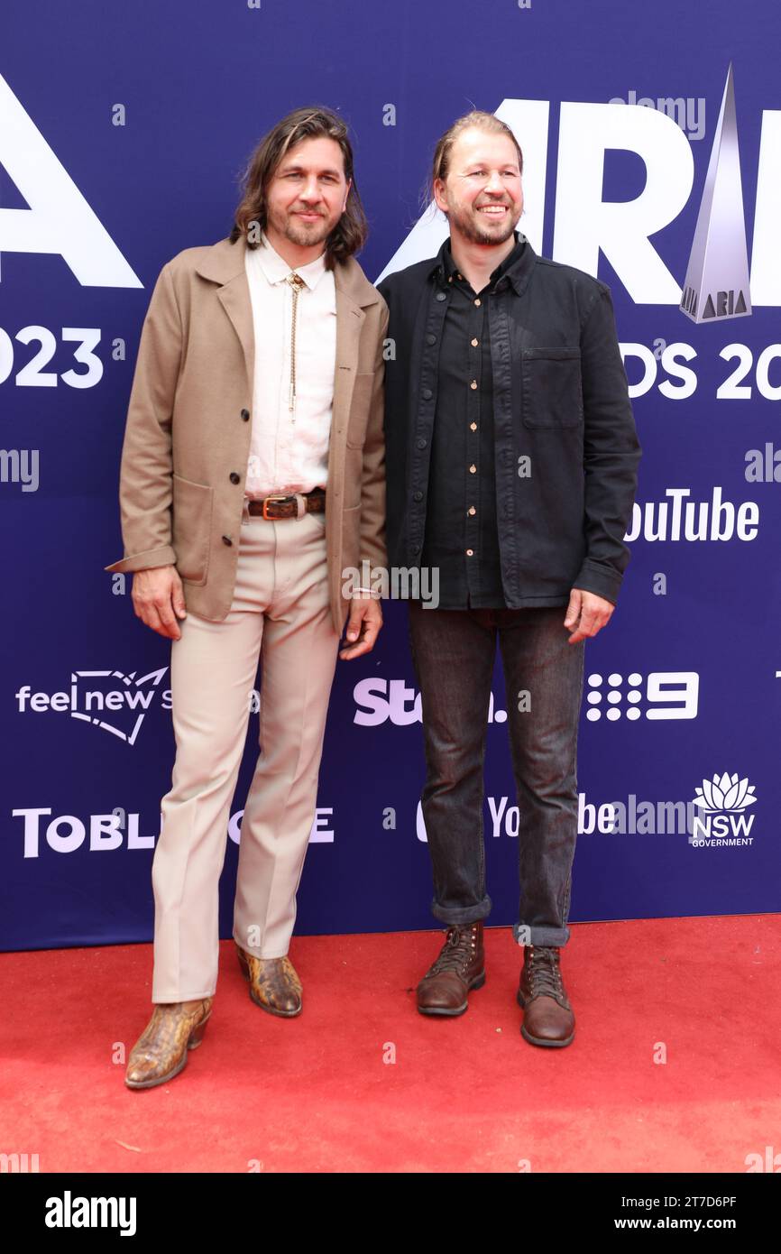 Sydney, Australia. 15th November 2023. The Teskey Brothers (Josh Teskey ...