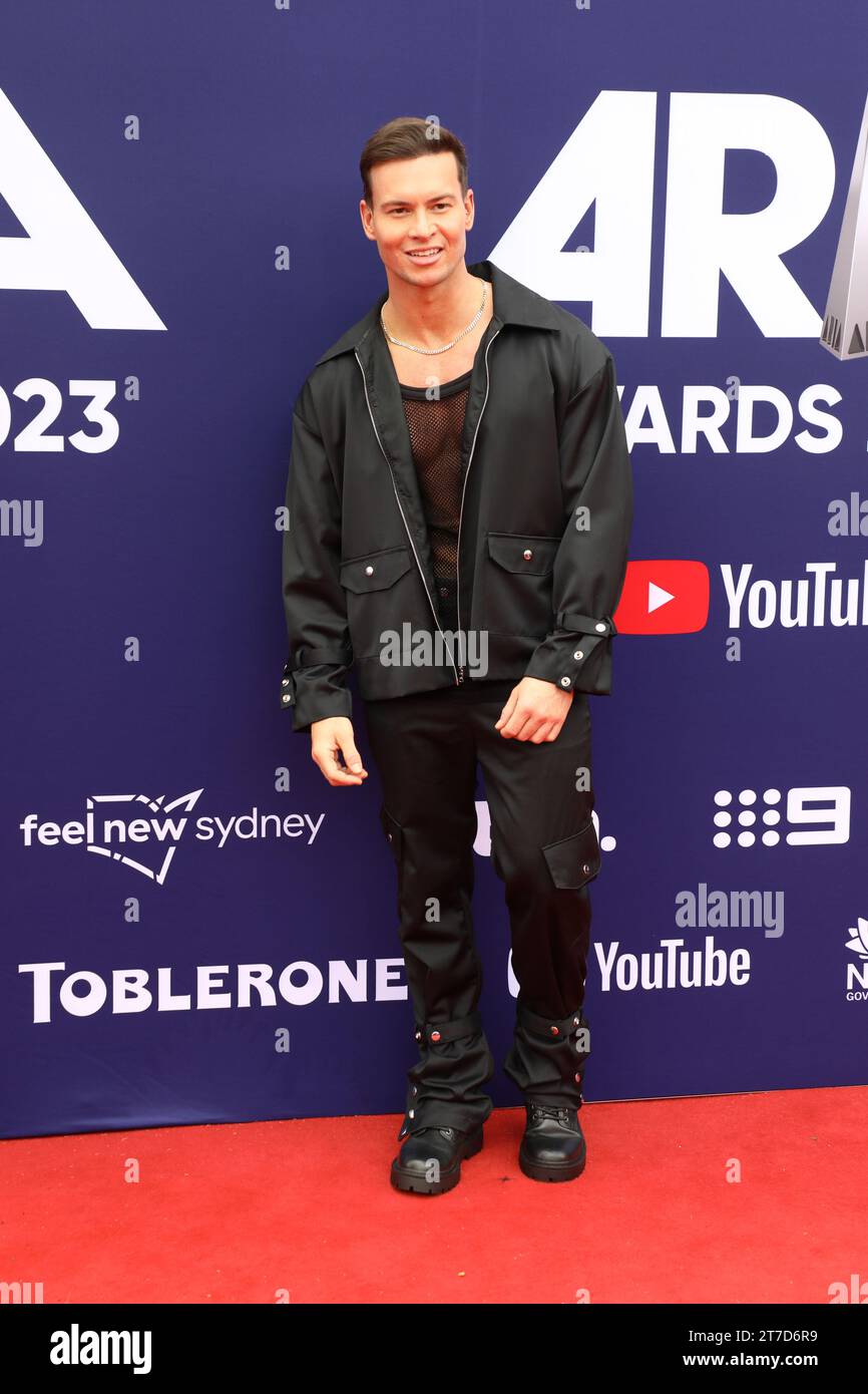 Sydney, Australia. 15th November 2023. Joel Corry attends the 2023 ARIA ...