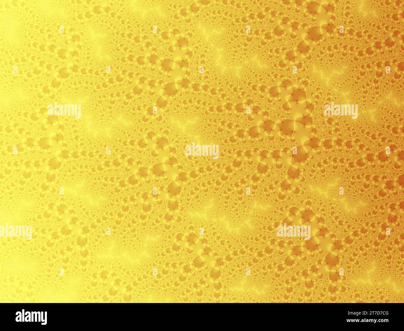 Yellow Glass Rain Drop Fractal Stock Photo - Alamy
