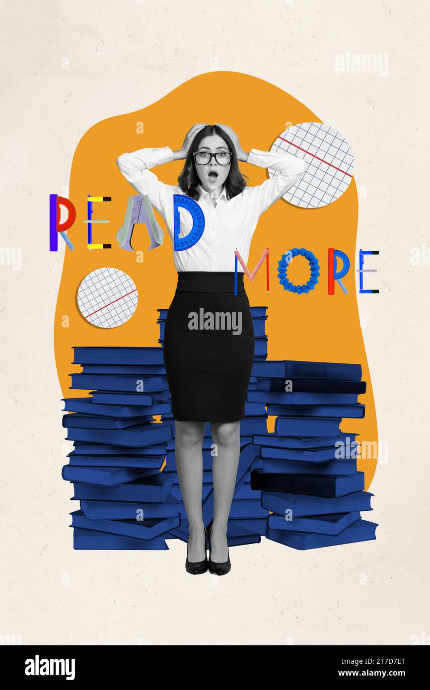 Creative 3d photo artwork graphics collage painting of impressed funky ...