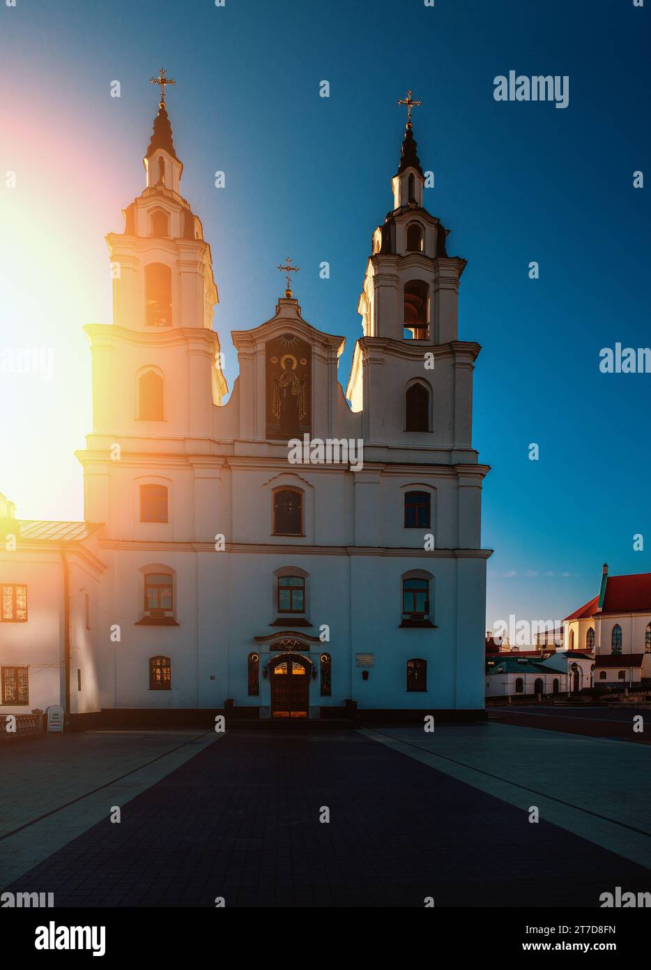 The Holy Spirit Cathedral in Minsk, Belarus is dedicated to the Holy ...