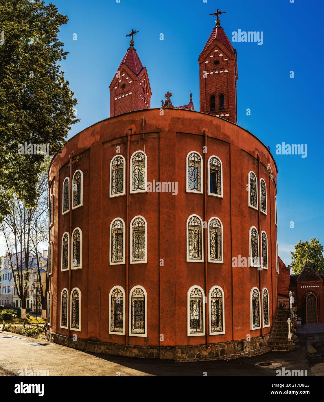 Church of Saints Simon and Helen also known as the Red Church is a ...