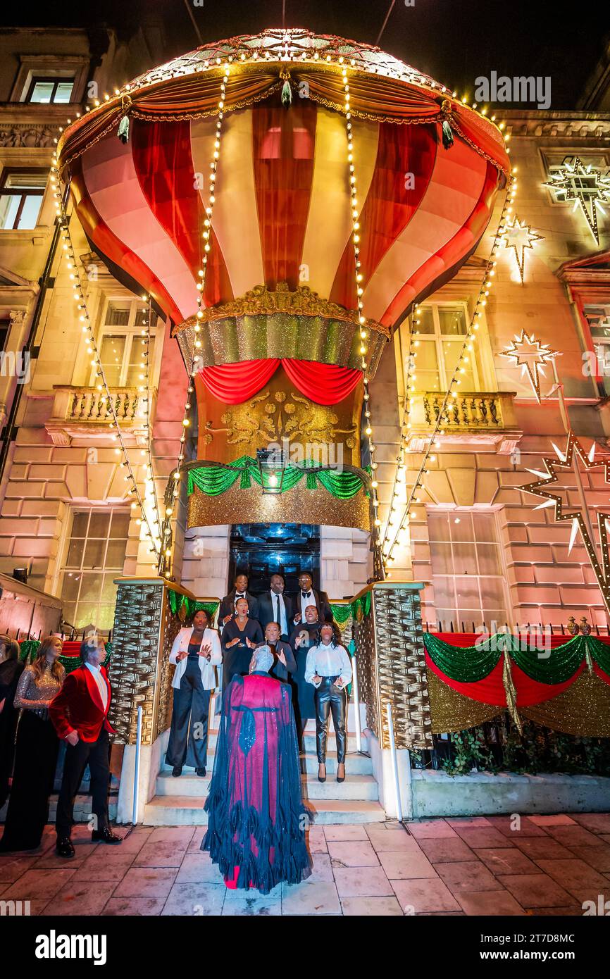 London, UK. 14 Nov 2023. Richard Caring, owner, and his wife Patricia ...