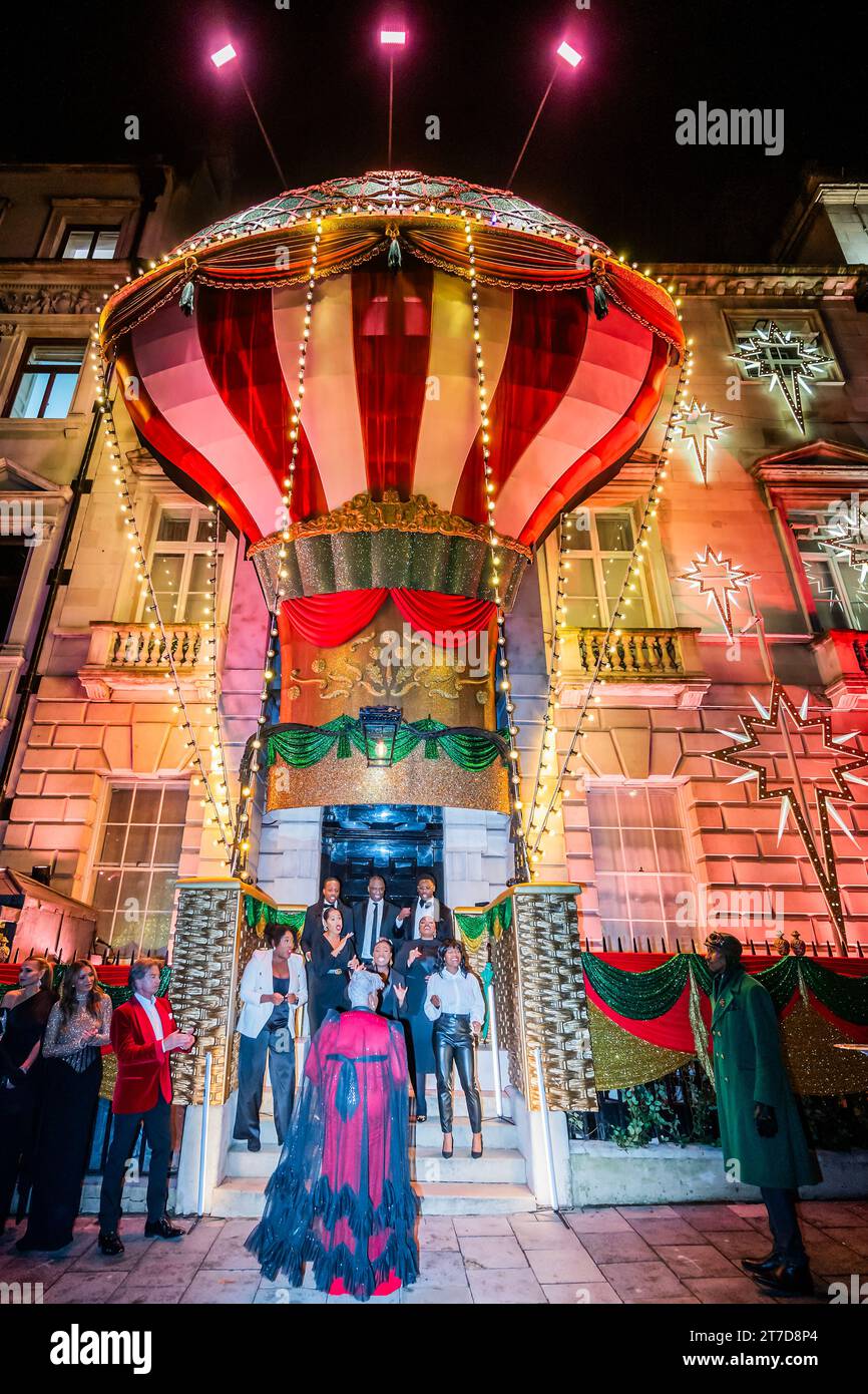 London, UK. 14 Nov 2023. Richard Caring, owner, and his wife Patricia ...