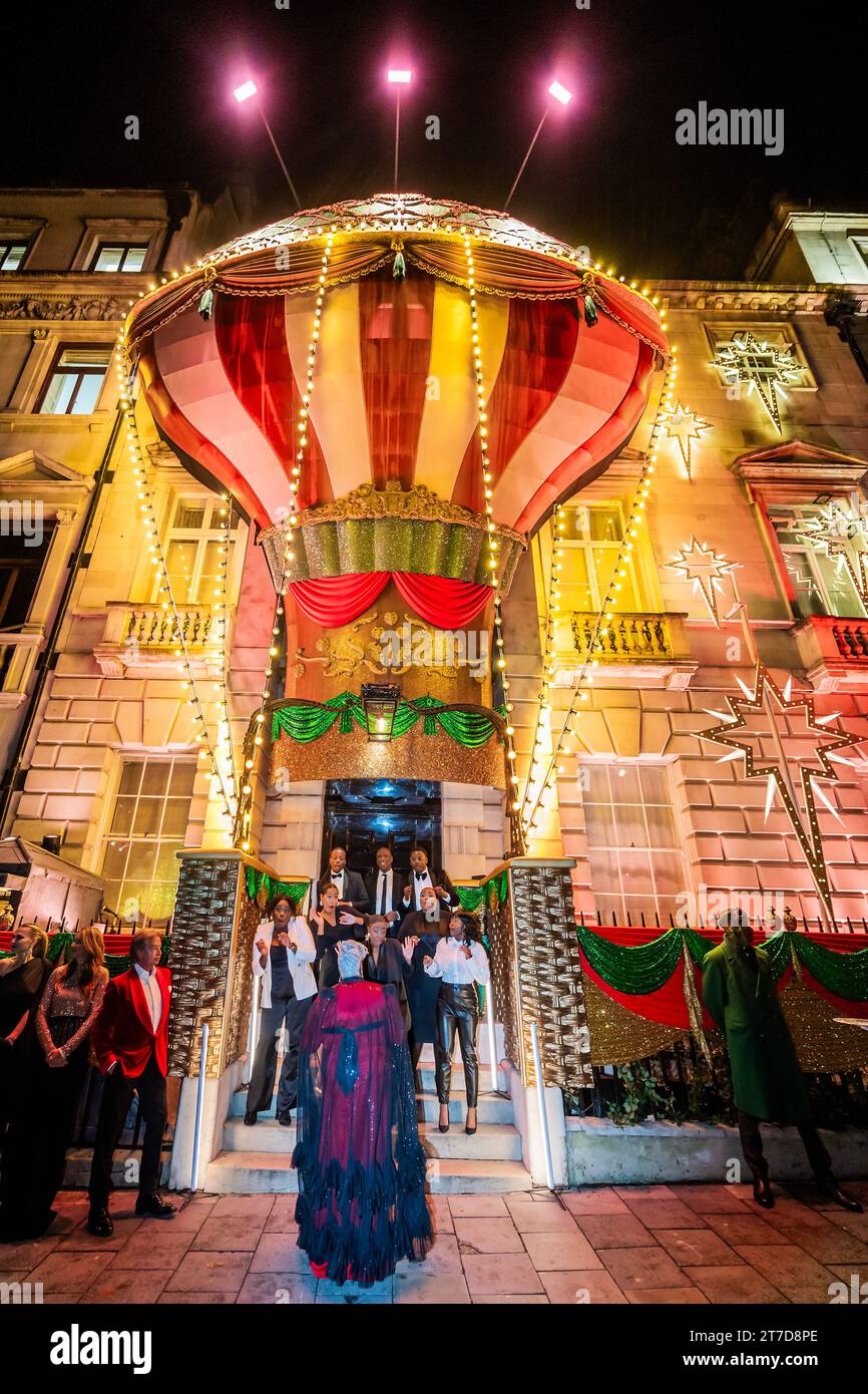 London, UK. 14 Nov 2023. Richard Caring, owner, and his wife Patricia ...