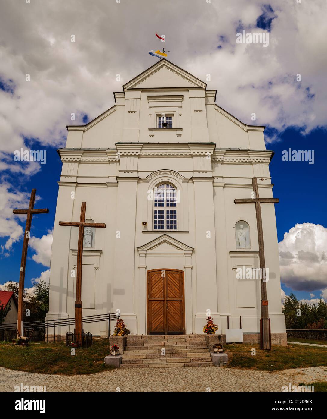 St. Sigismund of Burgundy Church in town Kleszczele, Hajnwka County ...