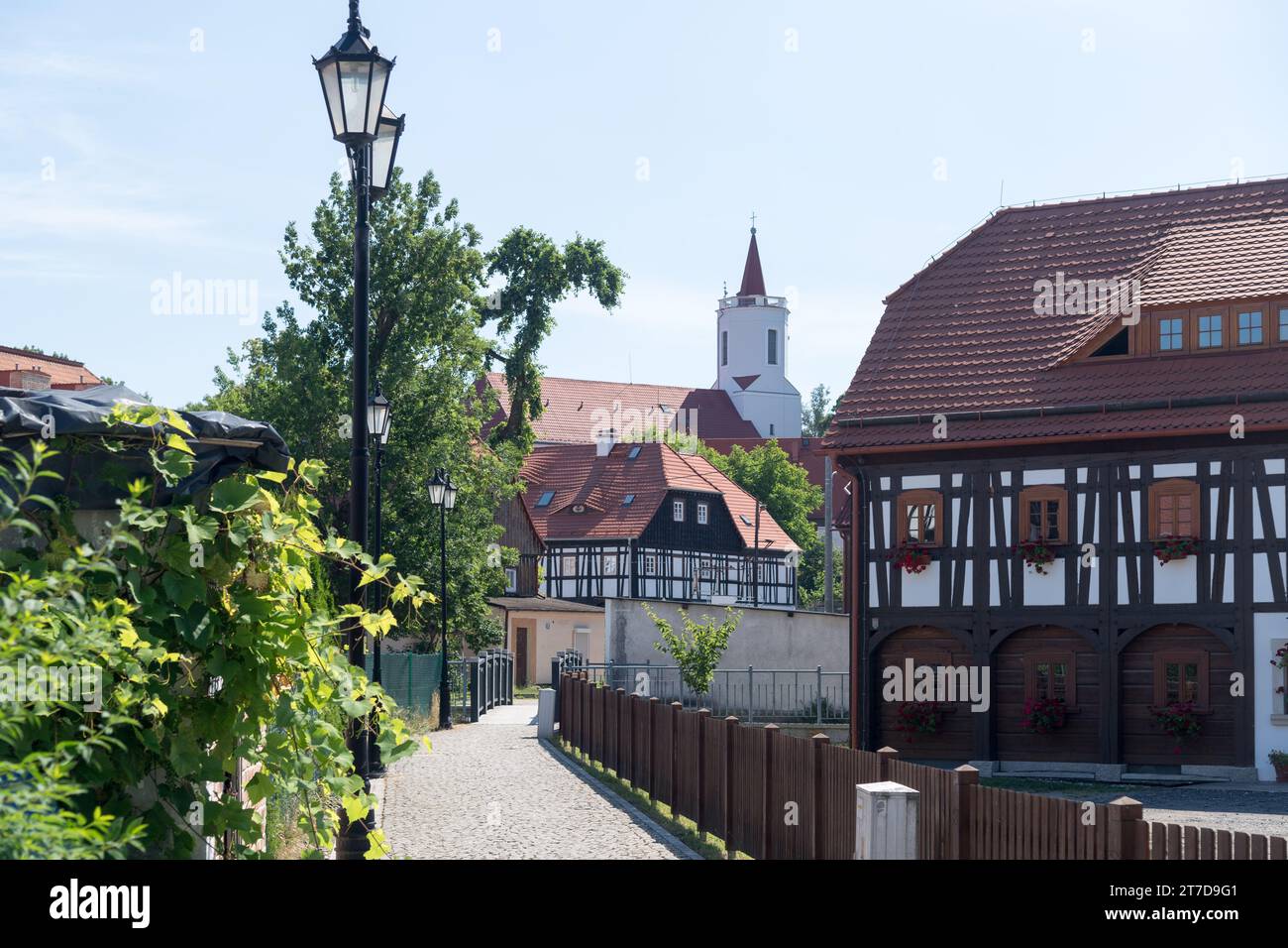 Poland historical timber framed house hi-res stock photography and ...