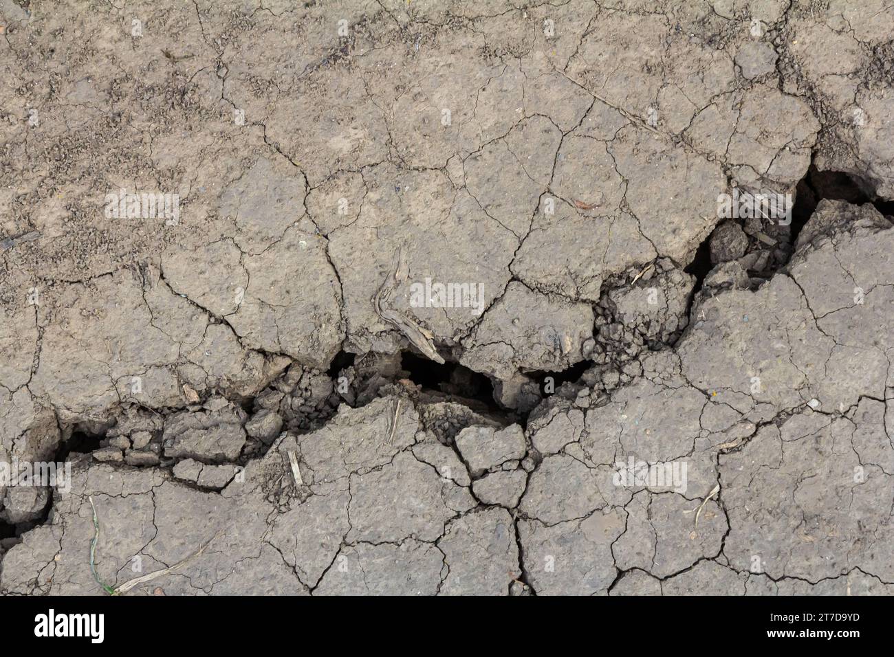 Wall texture soil dry crack pattern of drought lack of water of nature ...
