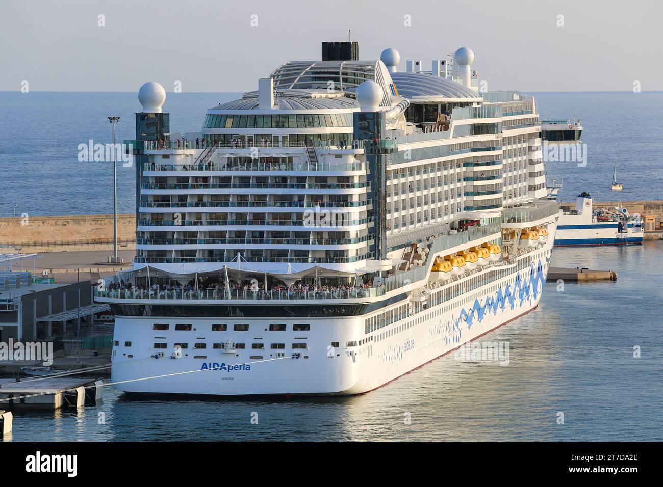 Giant cruise ship AIDAperla (AIDA Cruises German operator), built in ...