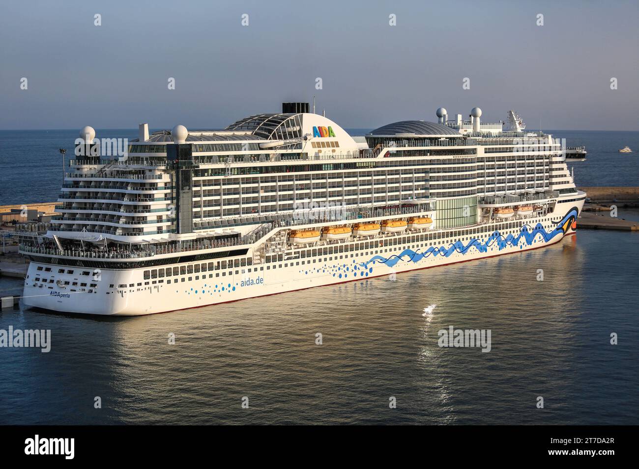 Giant cruise ship AIDAperla (AIDA Cruises German operator), built in ...